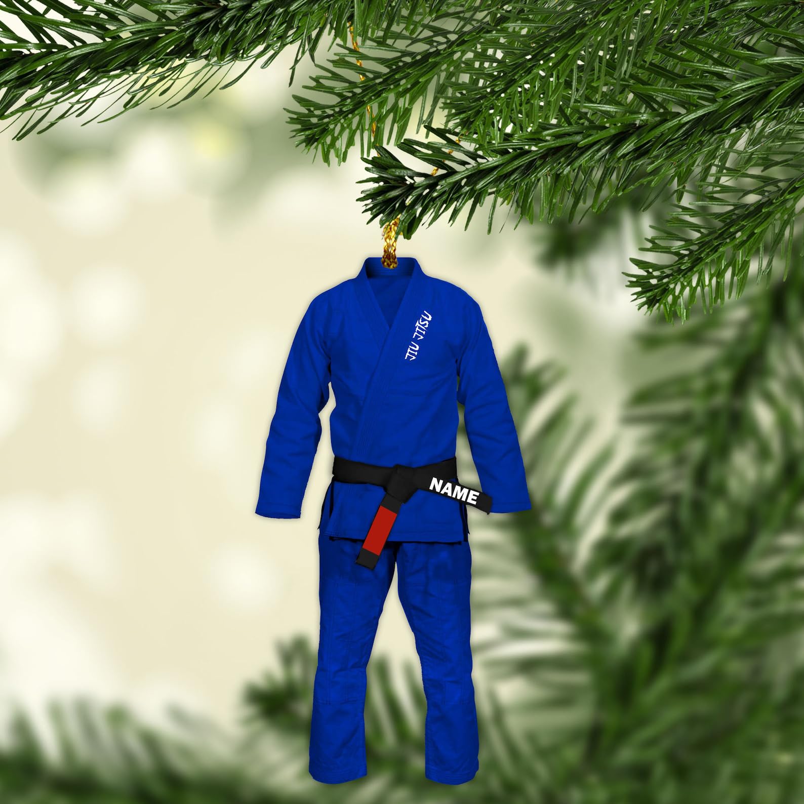 Amazon.com: Tinoshop Personalized Jiu Jitsu Ornament Gift for Christmas ...