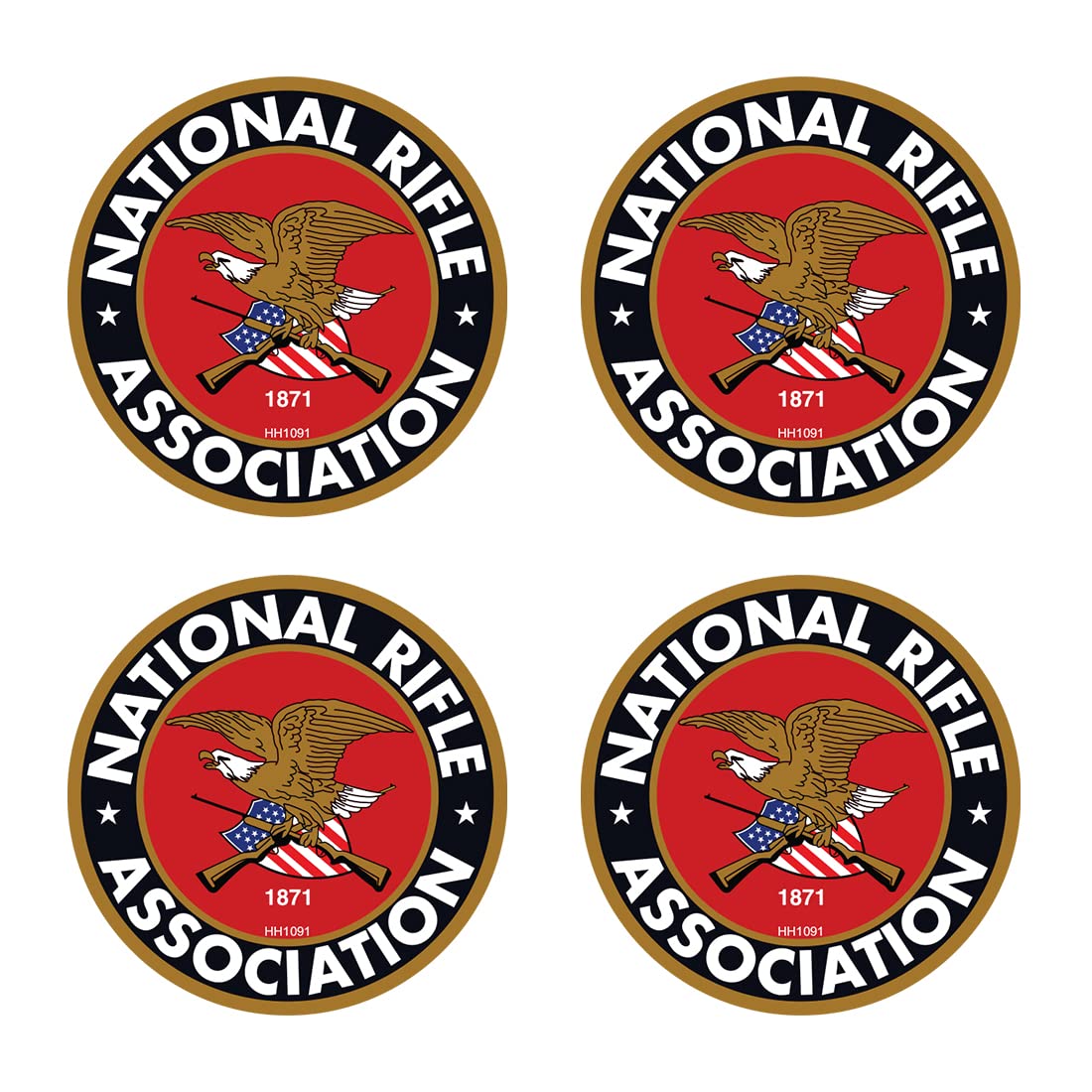 Amazon.com: Hard Hat NRA 4 Pack Stickers : Tools & Home Improvement