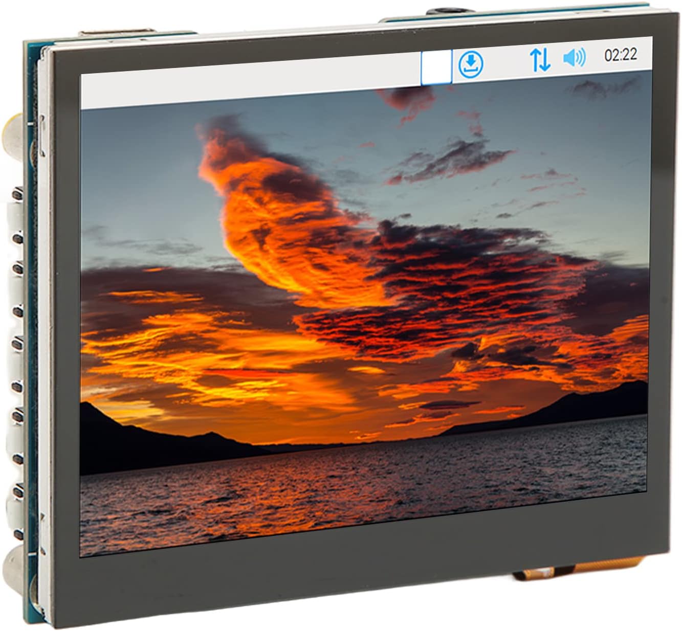 ASHATA 3,5-Zoll- für RPi-Touchscreen-Display, 640 X 480 IPS-Display ...