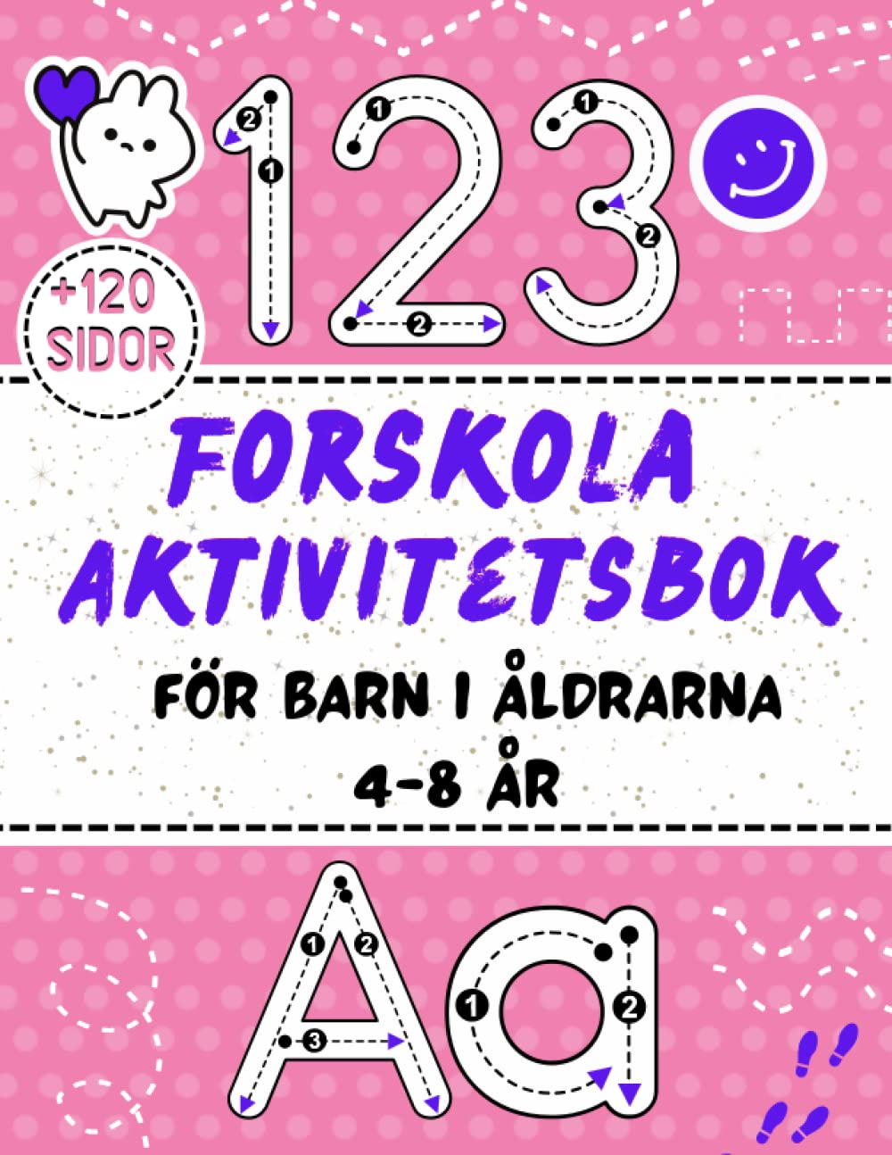Buy Förskola Aktivitetsbok för Barn i åldrarna 4-8 år: Spåra Alfabetet ...