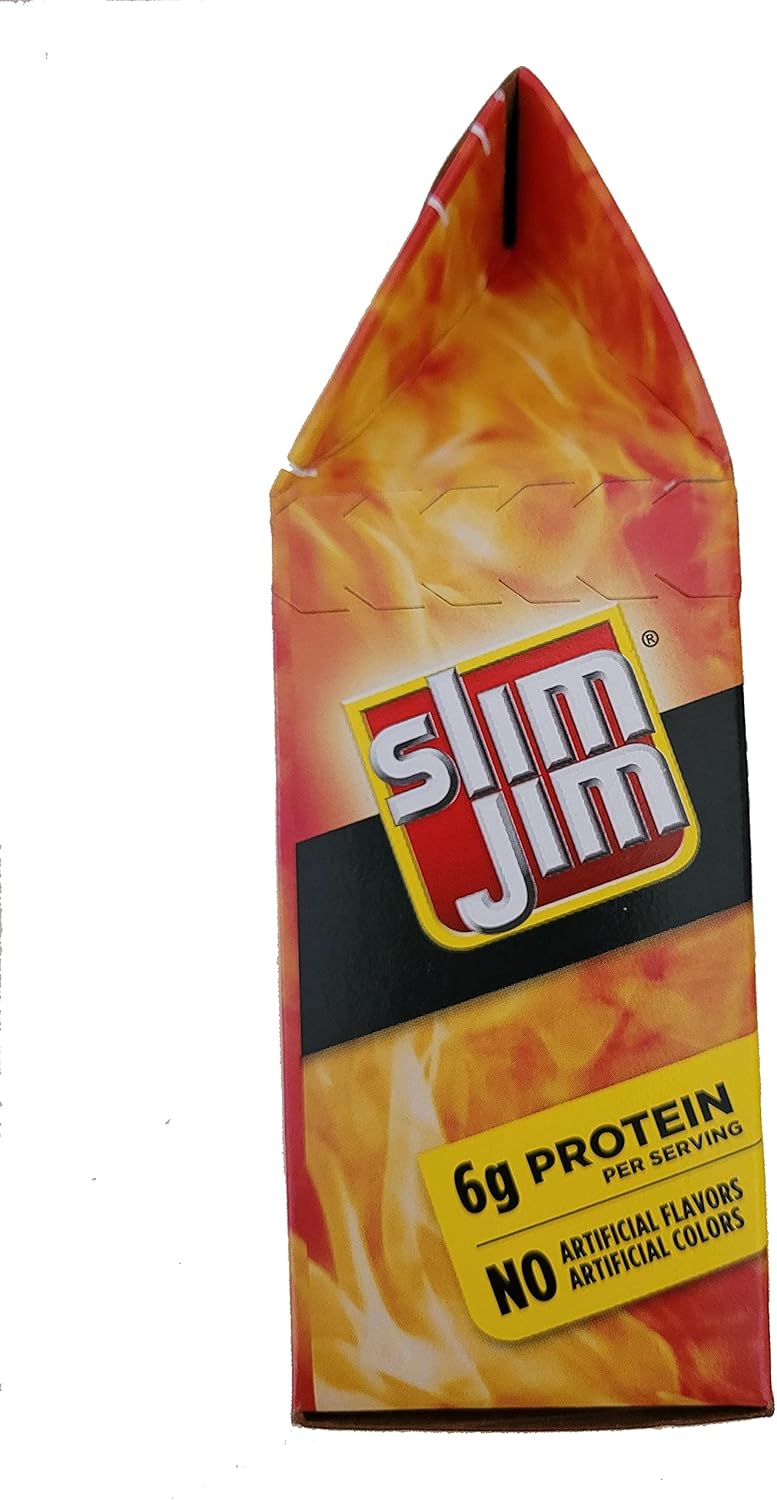 Amazon.com: 2 Set- Slim Jim Spicy Flavor, .28 Oz. 26-Count, 7.28 Oz ...
