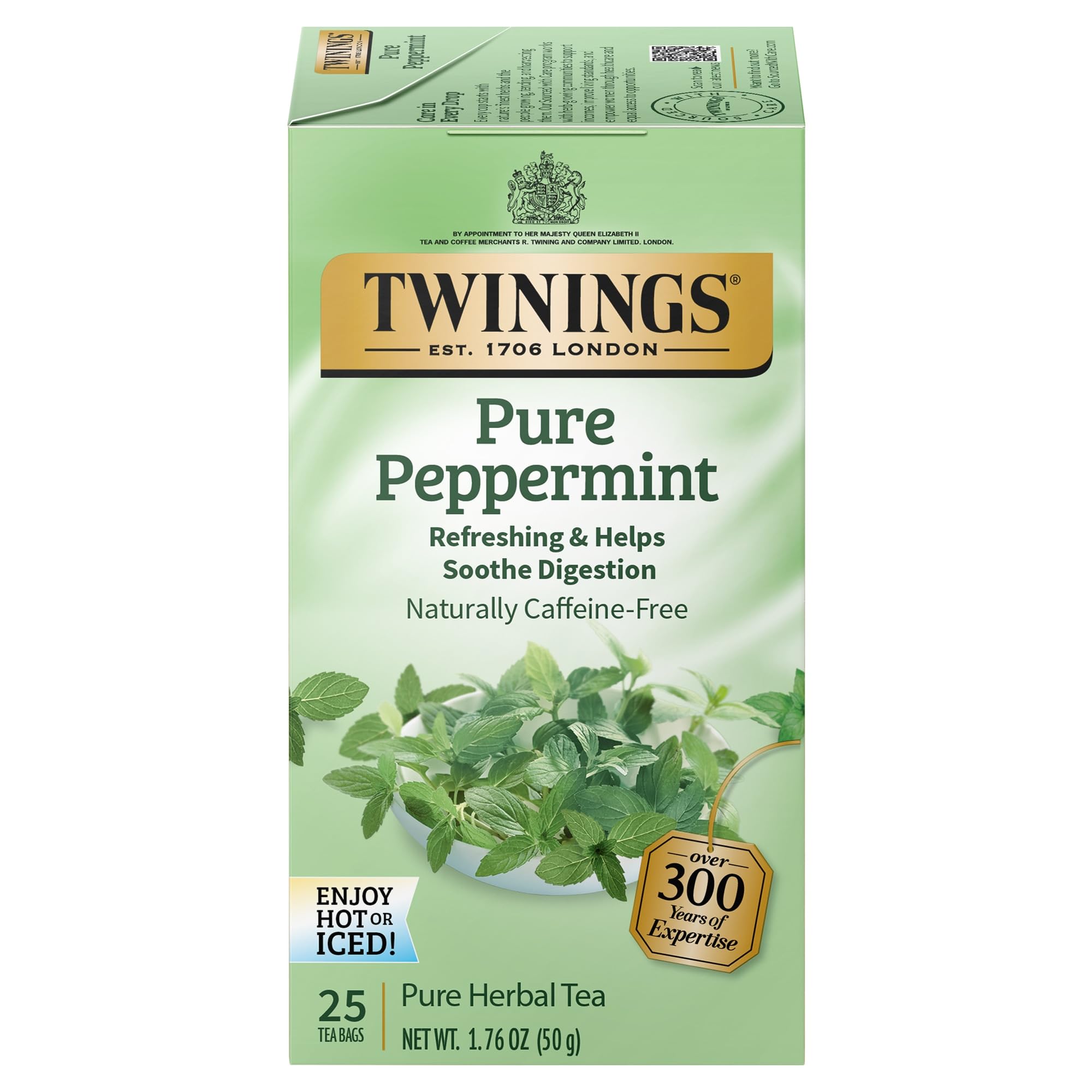 Amazon.com : Twinings Pure Peppermint Tea, 25 Count : Grocery & Gourmet ...