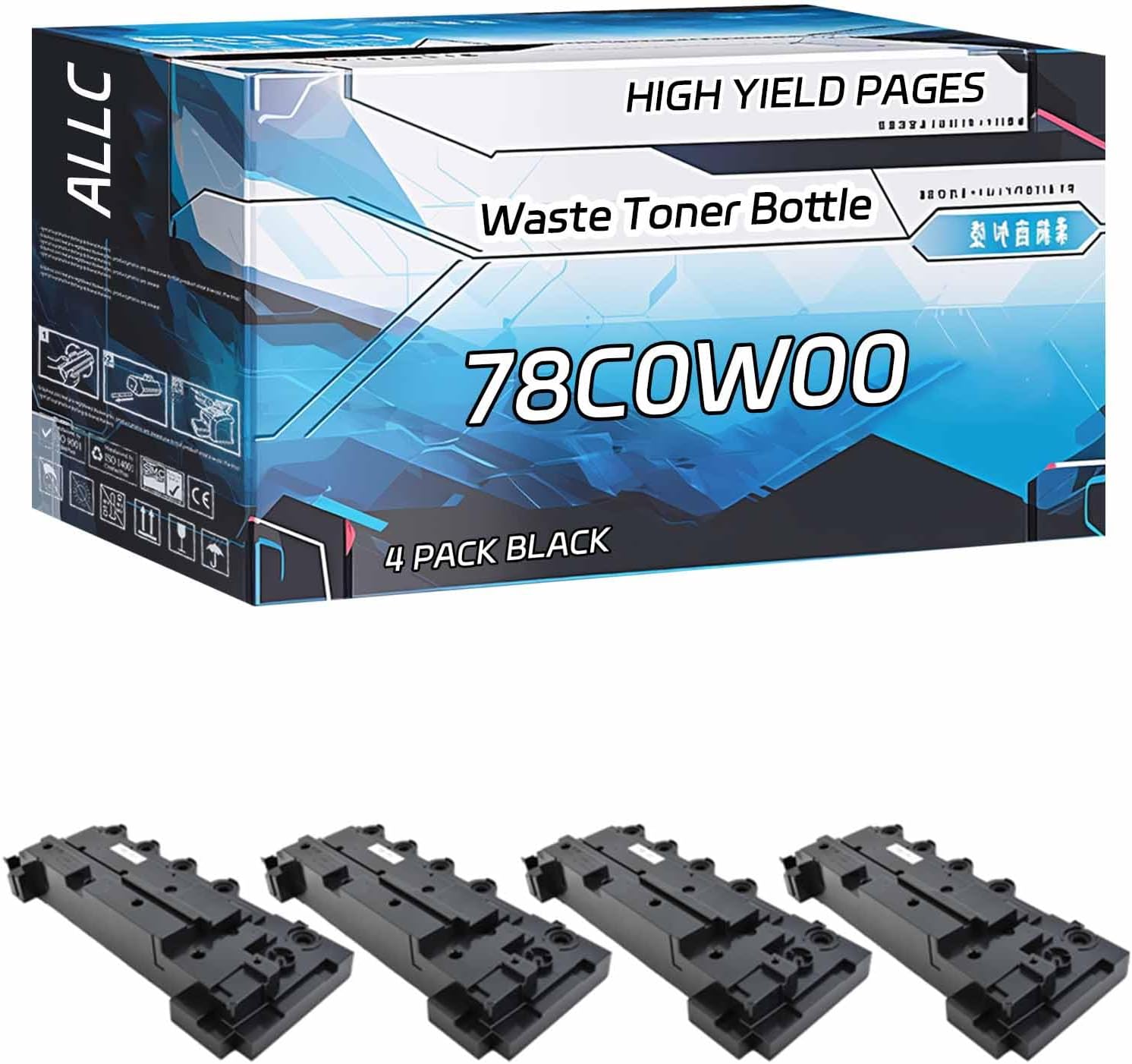 Amazon.com: Compatible with Lexmark C2325dw C2425dw C2535dw CS421dn ...