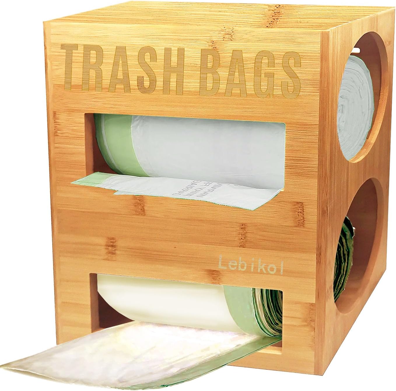 Amazon.com: GIUNI Trash Bag Holder Dispenser, Garbage Bag Holder ...