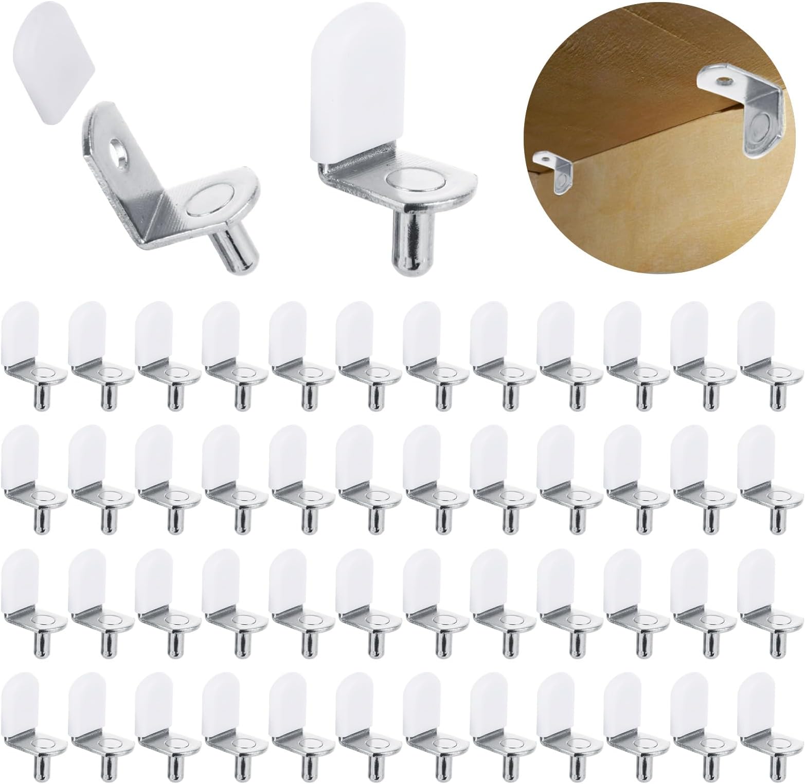 Amazon.com: WOPPLXY 100 Pcs Shelf Support Pegs, 5mm Shelf Pegs with ...