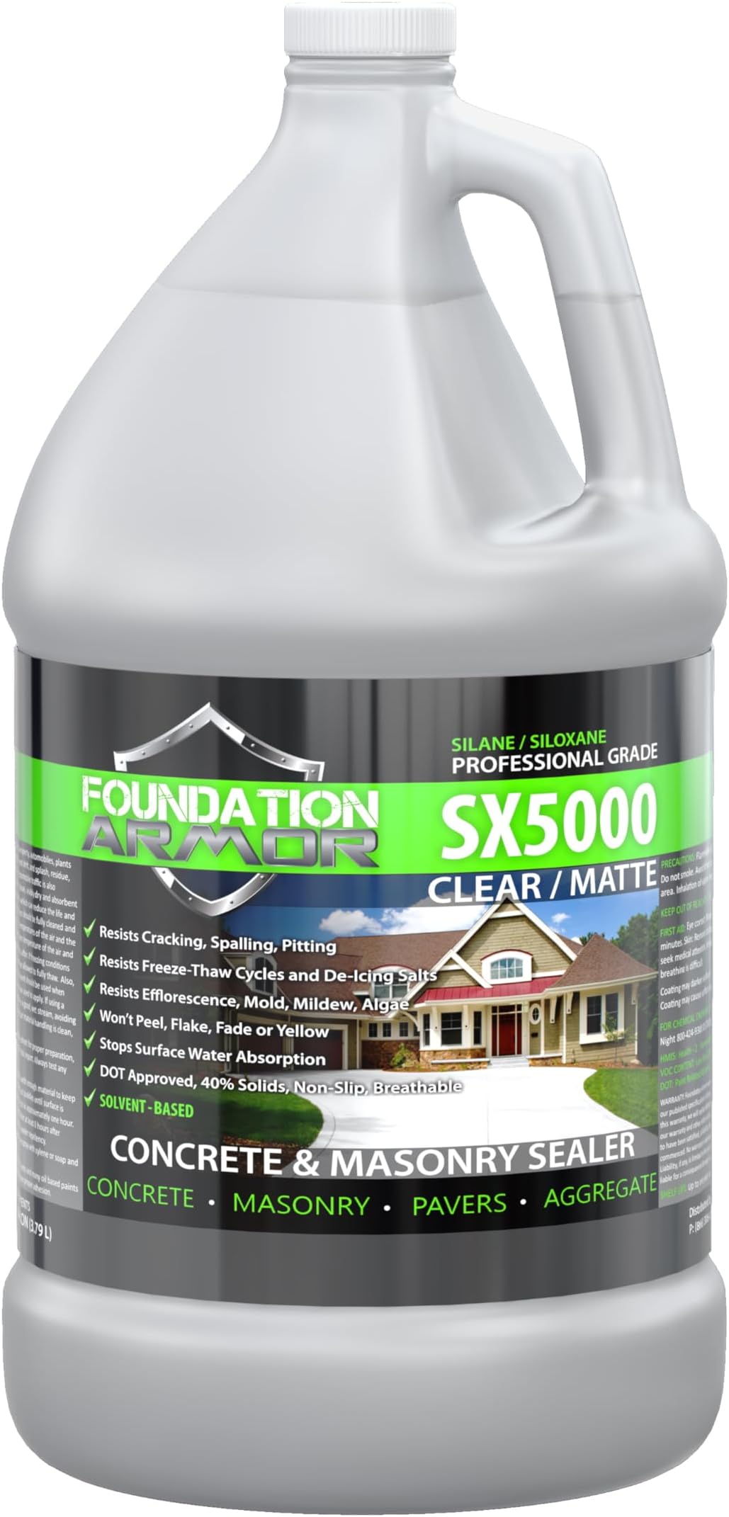 Armor SX5000 Natural-Look Penetrating Solvent-Based Silane Siloxane ...