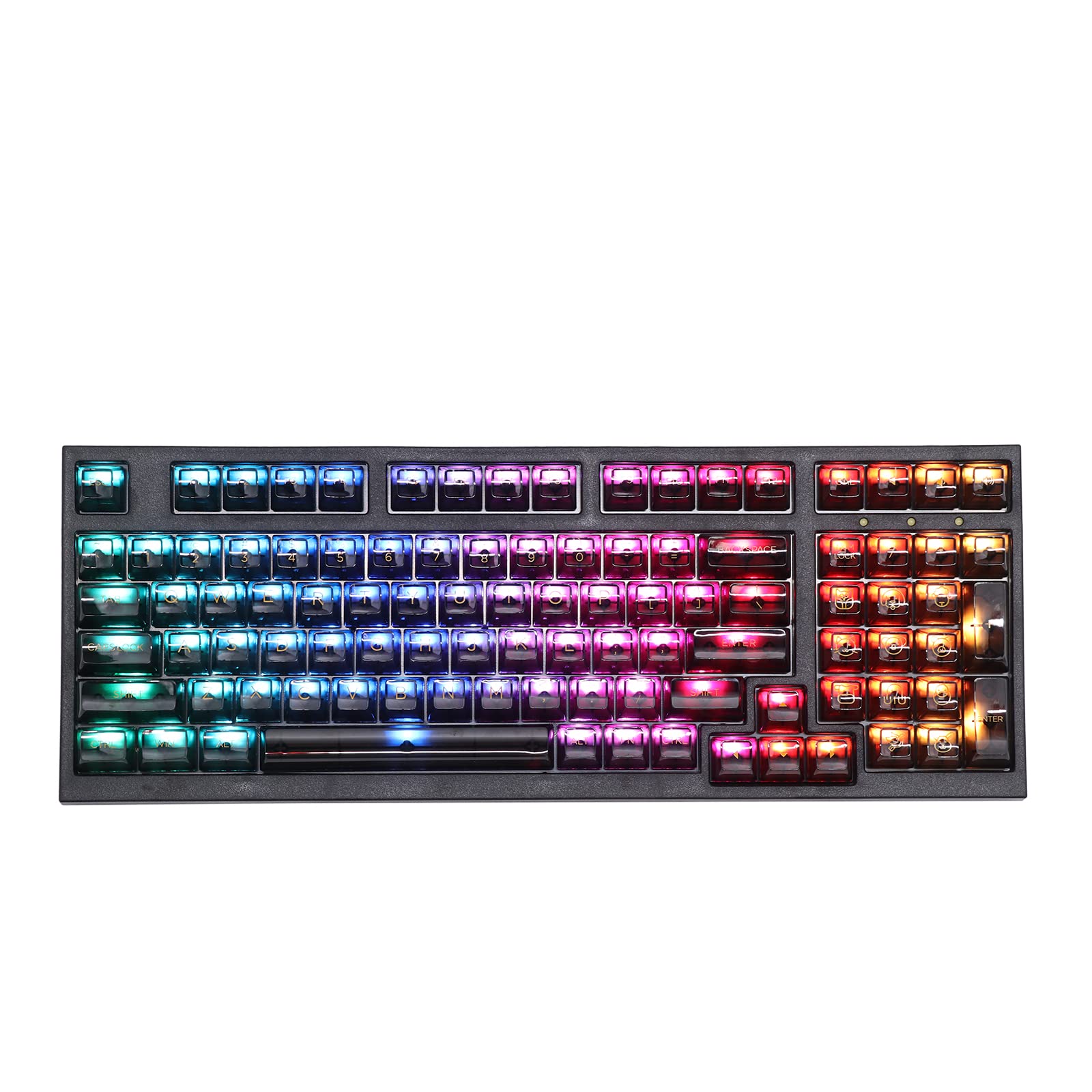 Buy EPOMAKER AKKO EVA-01 158 Keys ASA Profile Double- PBT Full Keycaps ...
