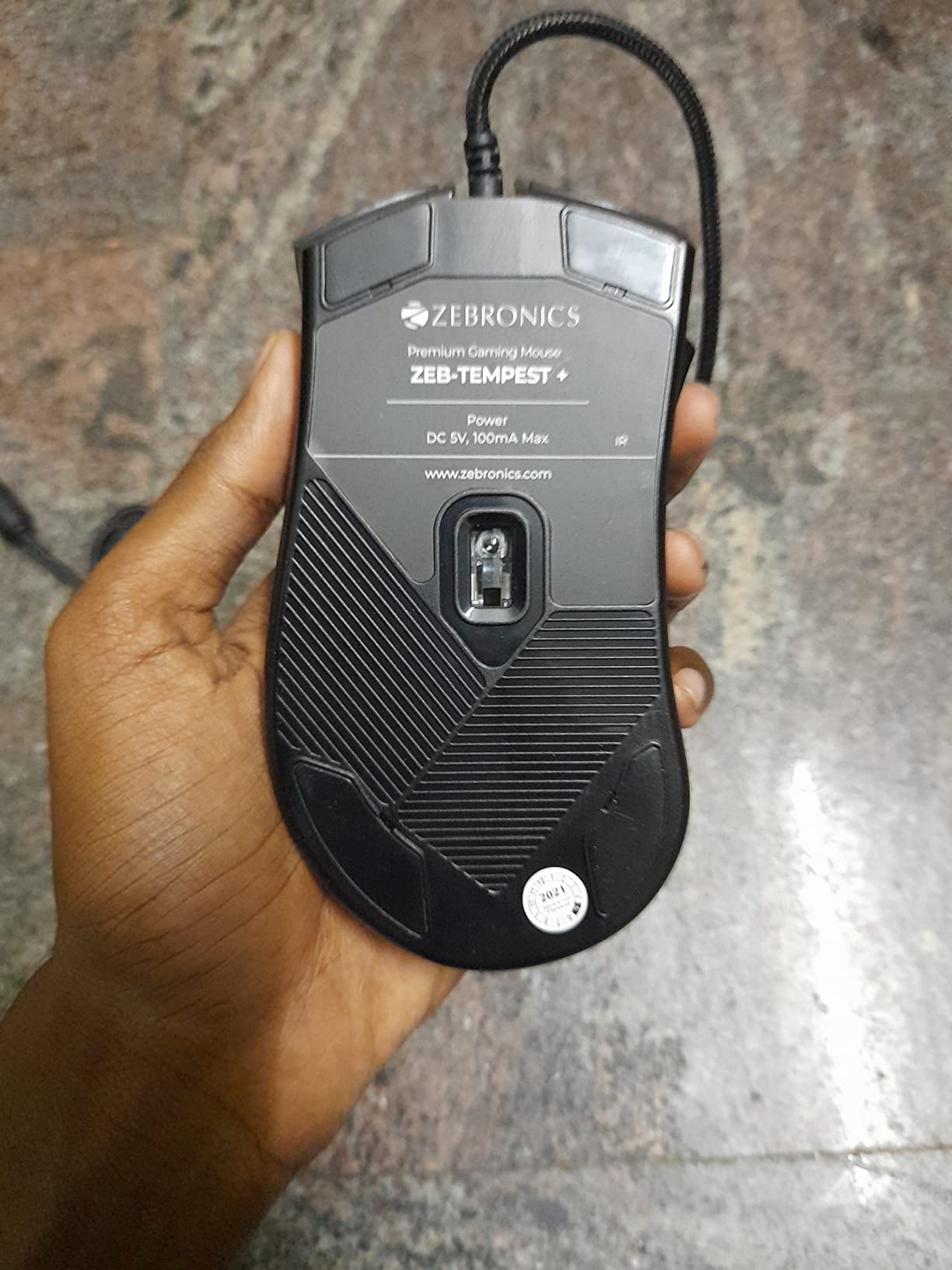 Amazon.in: Buy ZEBRONICS Zeb-Tempest Plus 8-Button Wired Gaming Mouse ...