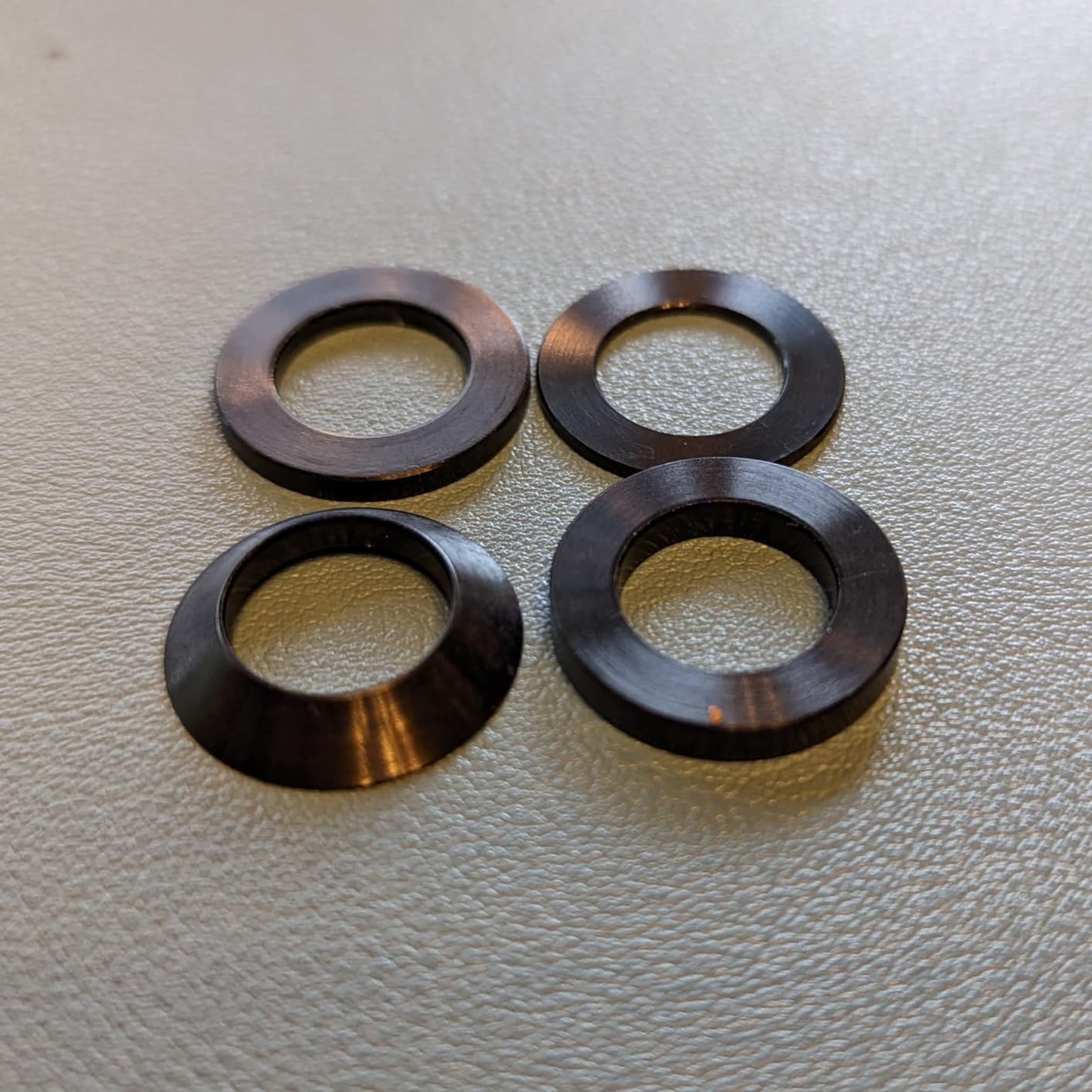 NICEDACK Pack of 4 Aluminium Alloy Washers for M12 Bicycle Thru Axle ...