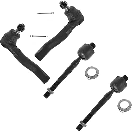 Amazon.com: Detroit Axle - 6PC Front Inner and Outer Tie Rods w/Boots ...