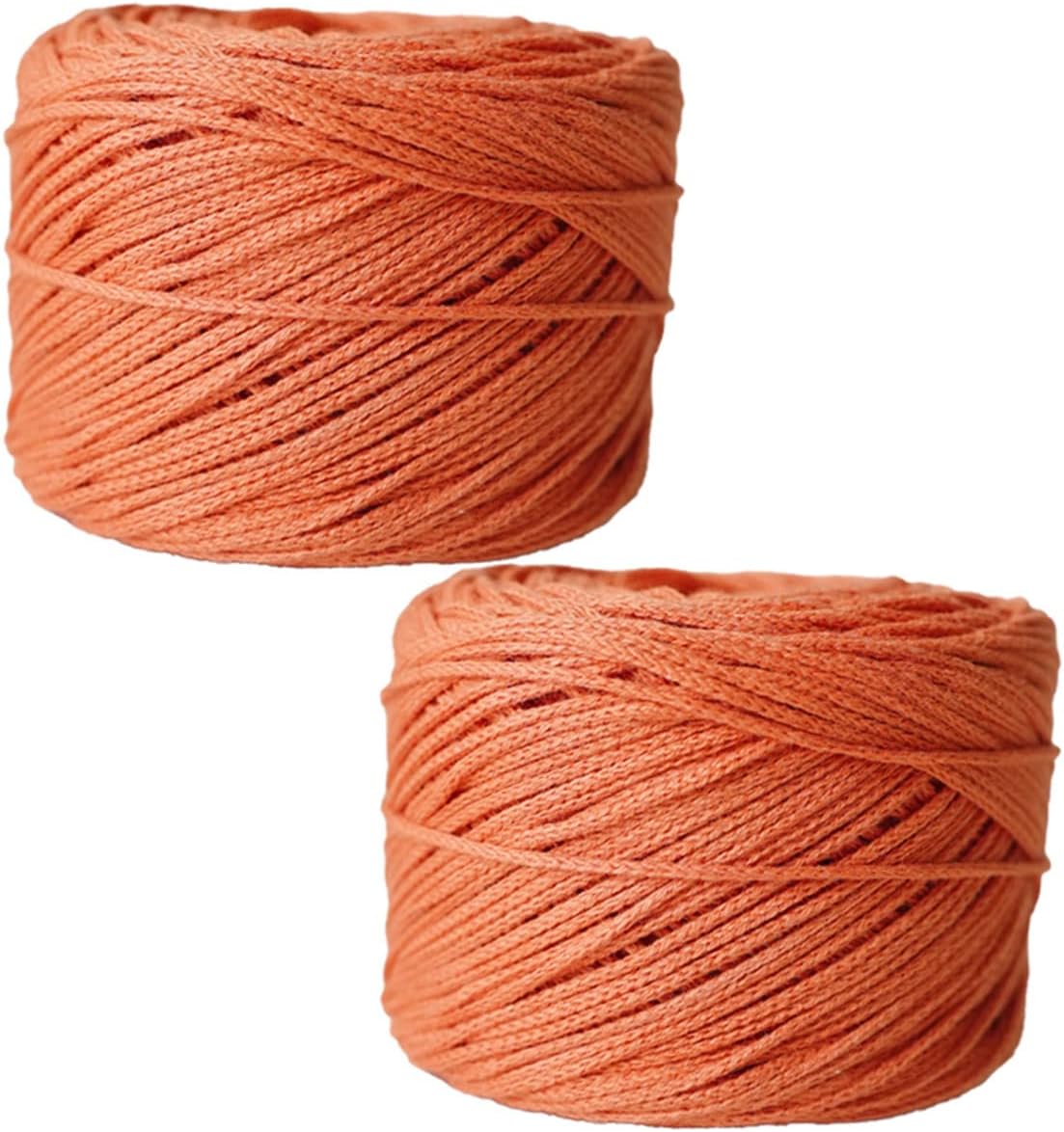 Amazon.com: 2 Pack 7.1oz Hollow Knitted Nylon 1.5mm Cord Thin Polyester ...