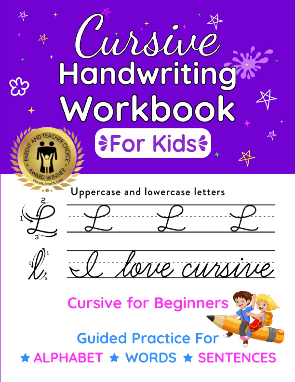 Amazon.com: Cursive Handwriting Workbook for Kids: Cursive handwriting ...
