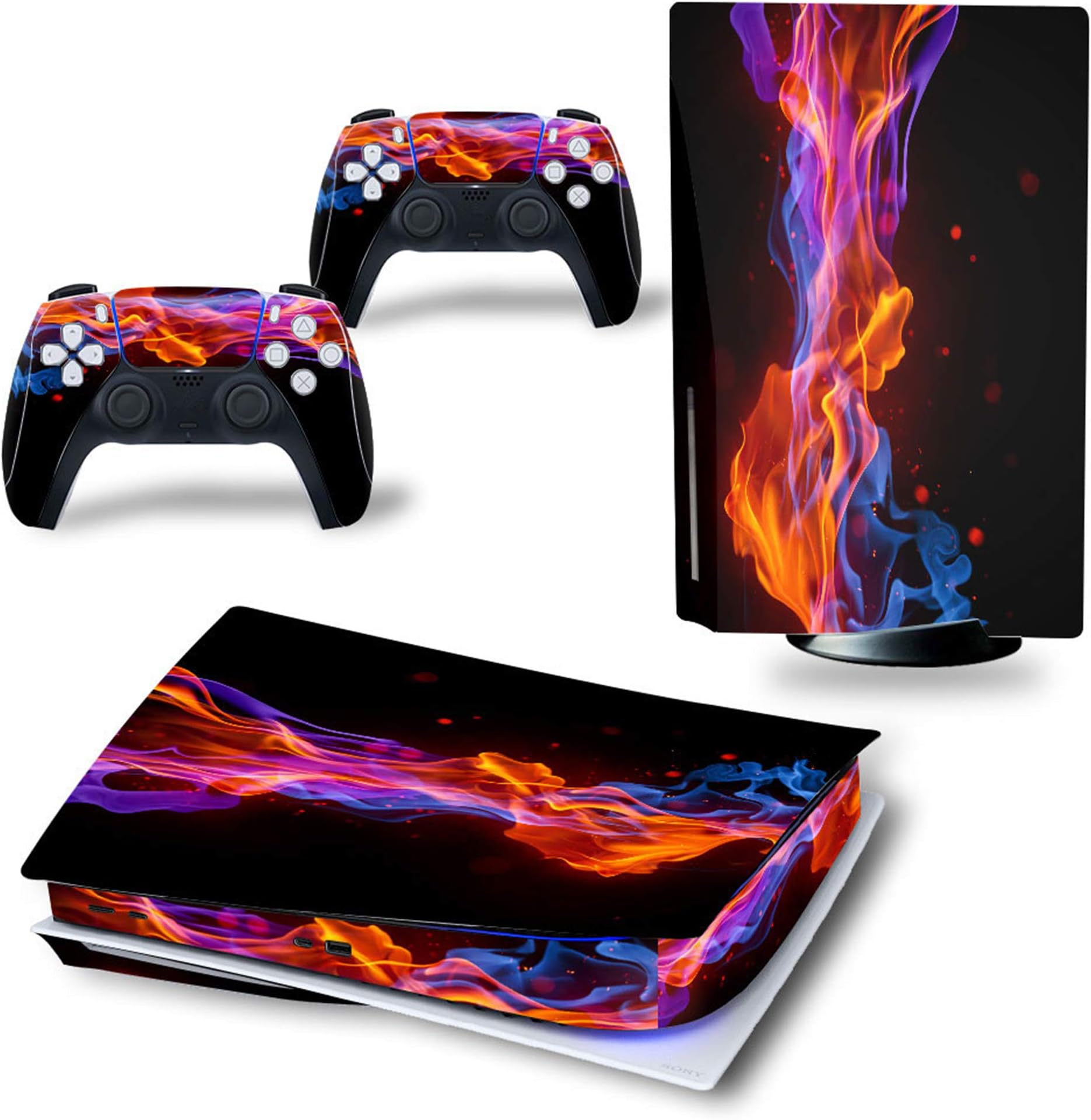 Amazon.com: Ps5 Stickers Full Body Vinyl Skin Decal Cover for ...
