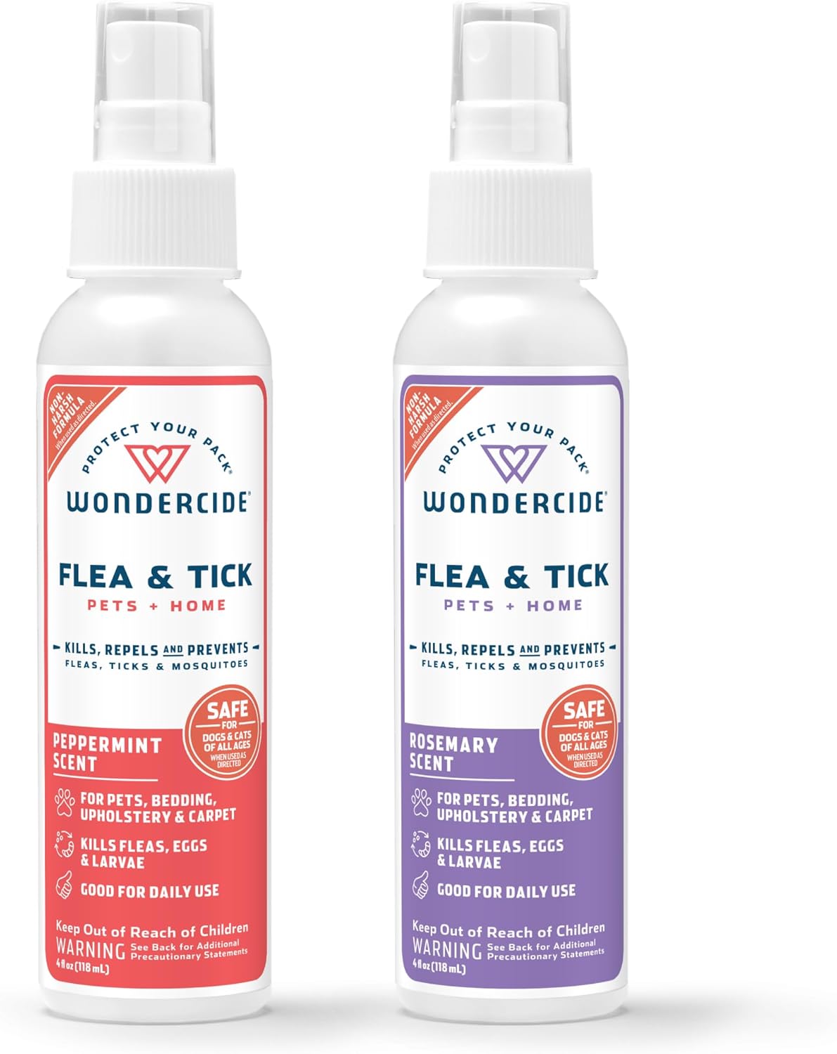 Amazon.com : Wondercide - Flea, Tick and Mosquito Spray for Dogs, Cats, and Home - Flea and Tick ...