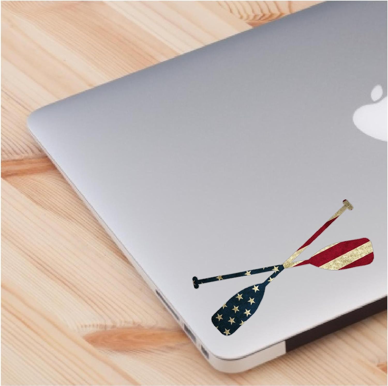 Amazon.com: Rowing Oar Crew Love American Flag Skin Laptop Sticker ...