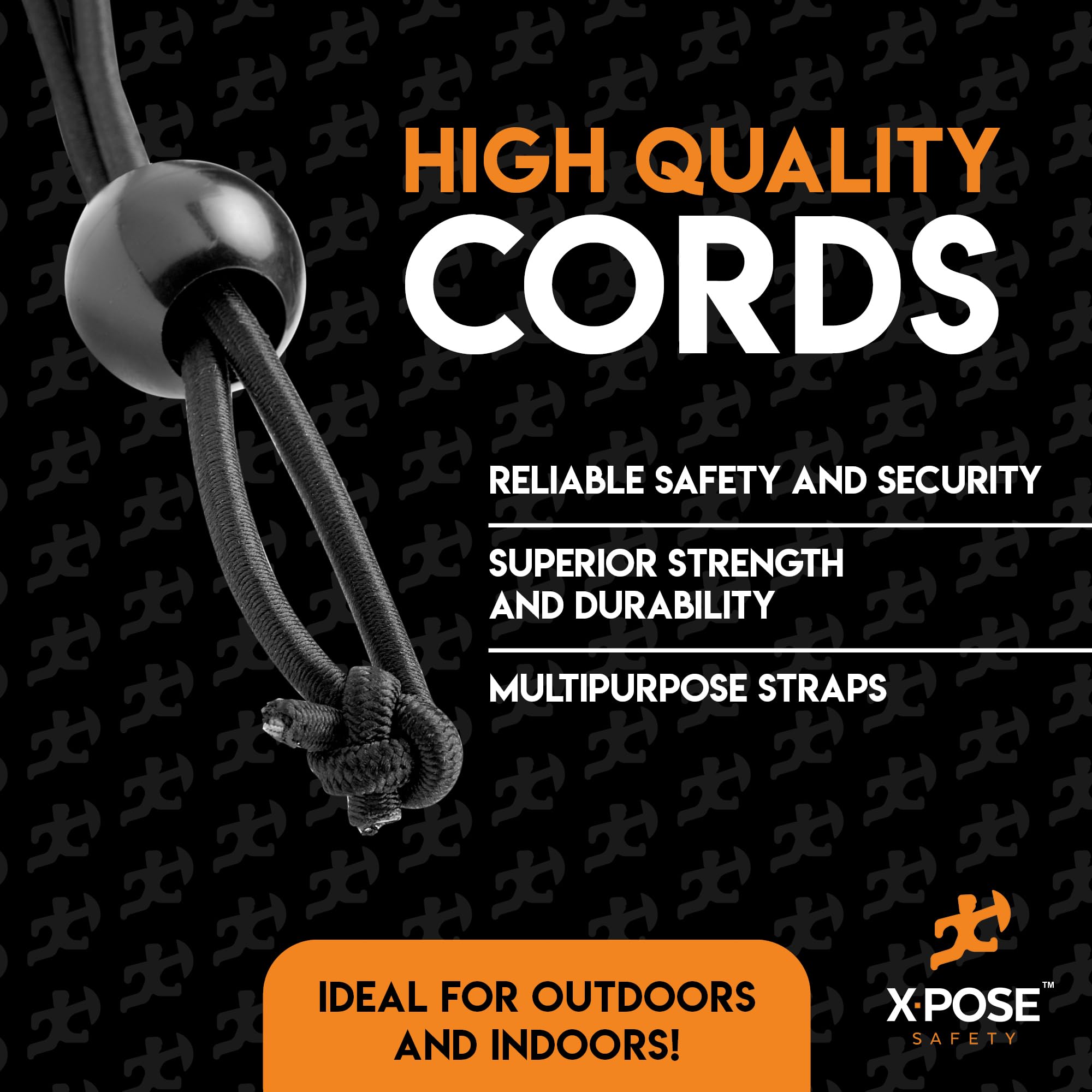 Snapklik.com : Xpose Safety Bungee Ball Cords 11" 25 Pack Heavy Duty ...