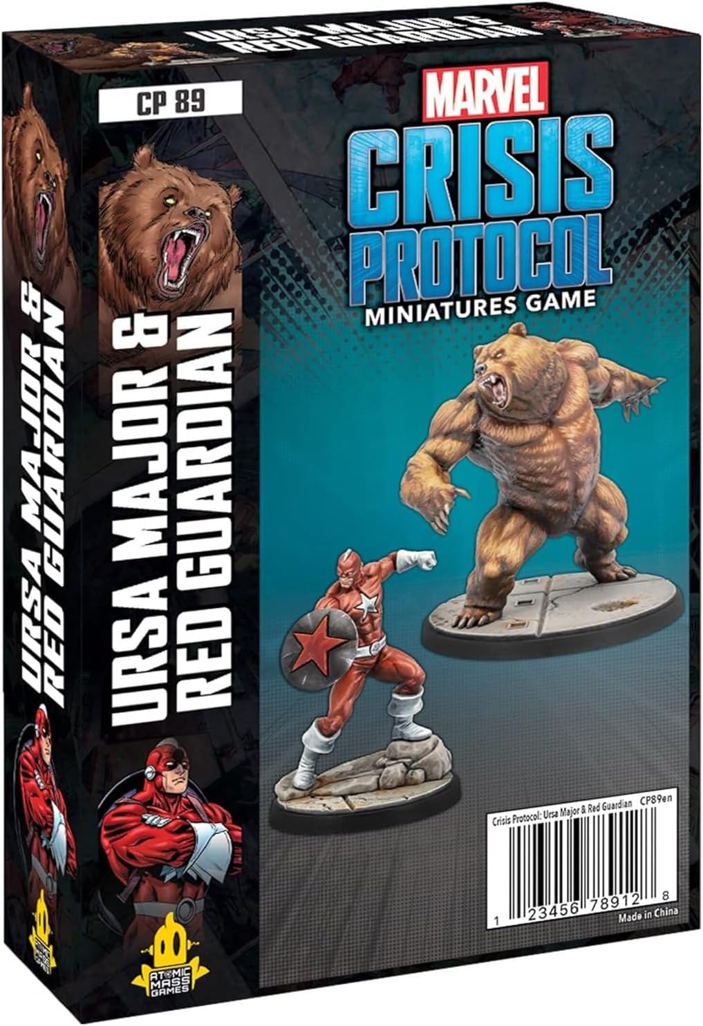 Atomic Mass Games Ursa Major & Red Guardian: Marvel Crisis Protocol Miniatures Game Ages 14+ 2 ...