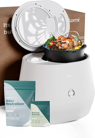 Lomi Cap Bundle | World's First Smart Waste™ Electric Kitchen Composter ...