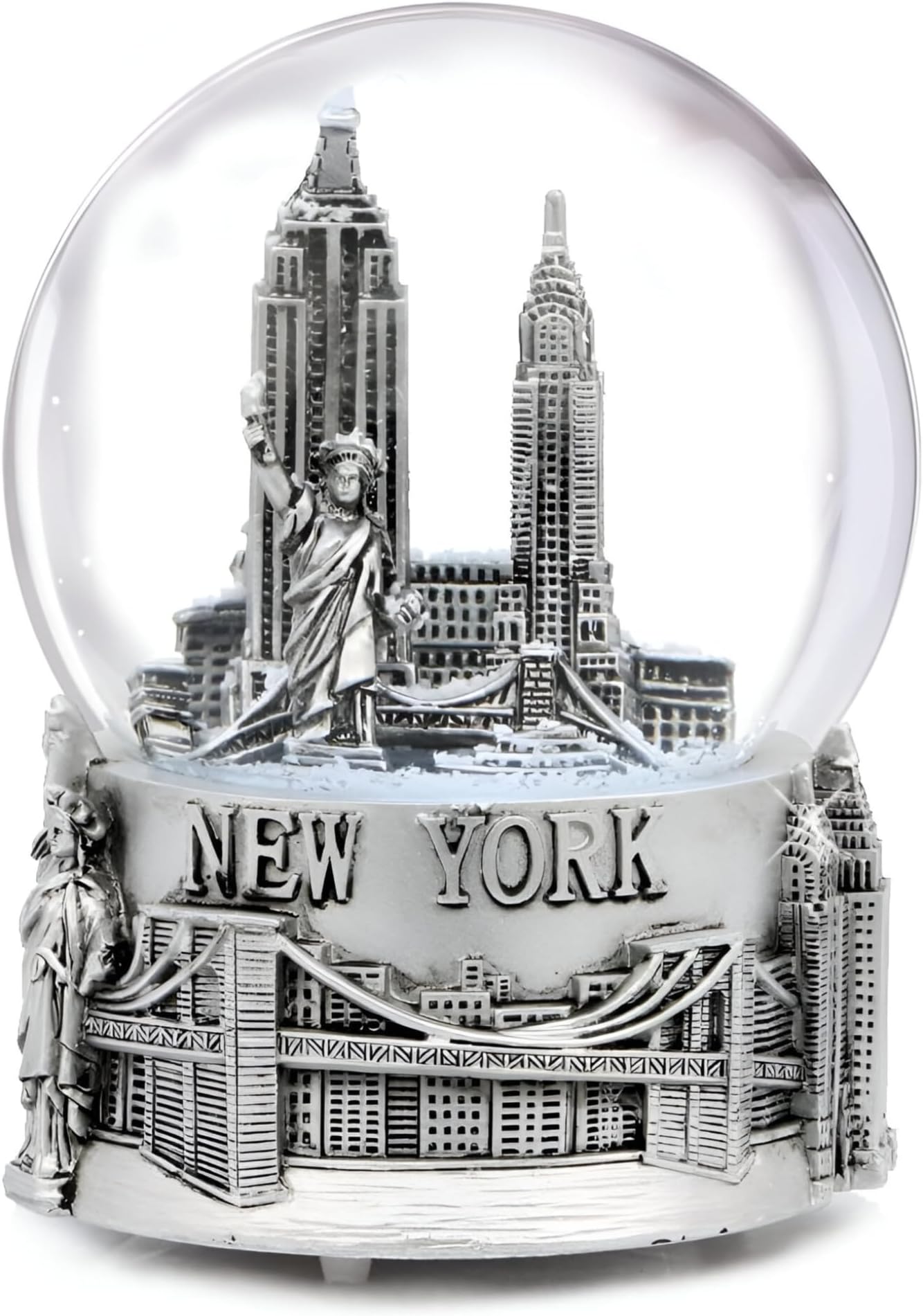 Amazon.com: Skyline New York City Snow Globe Souvenir Figurine 80mm (4. ...