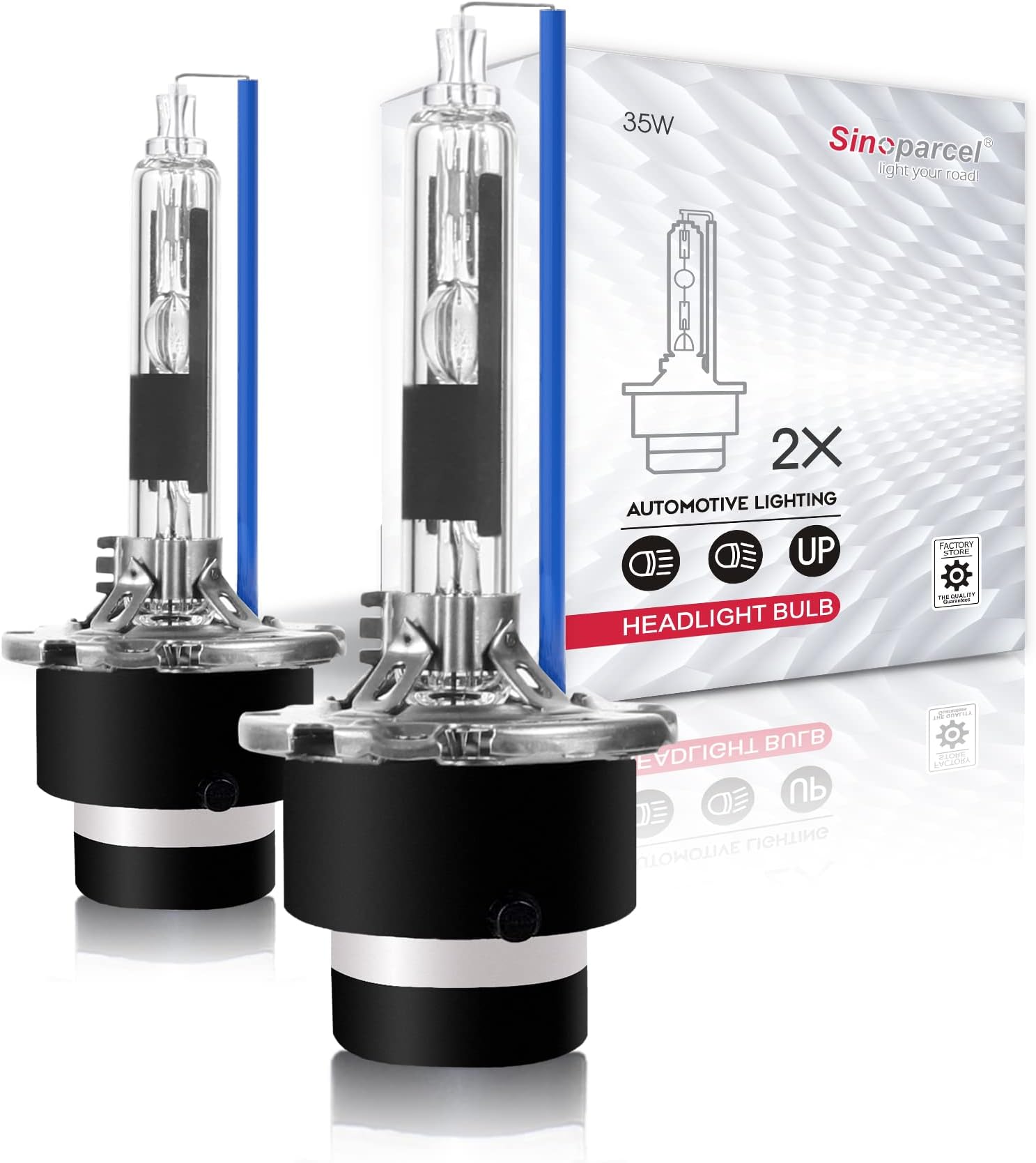 Amazon.com: wideep D2R Xenon HID Headlight Bulbs, 6000K 35W, 85126UB 66250 85126WX Replacement ...