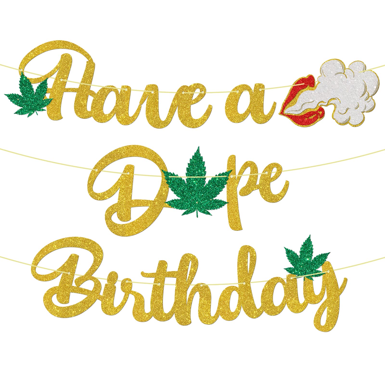 Amazon.com: Have a Dope Birthday Banner for 420 Birthday Party ...