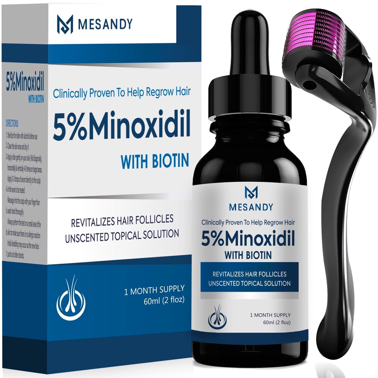Buy 5% Minoxidil for Men Hair Growth Oil, Minoxidil Beard Growth Oil ...
