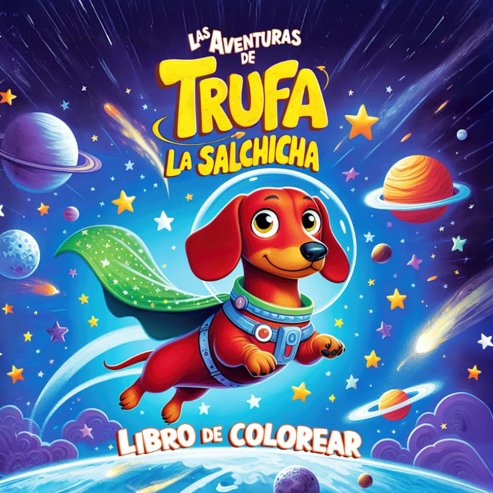 Trufa la Salchicha - Libro de Colorear: Colorea las Aventuras de Trufa y su Pelotón. 40 Dibujos ...