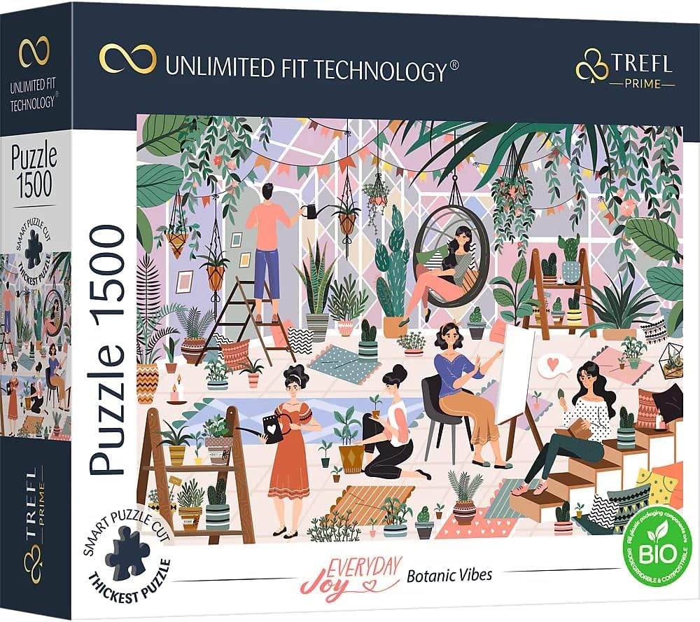 Amazon.com: Trefl Prime 1500 Piece Puzzle - Botanic Vibes : Toys & Games