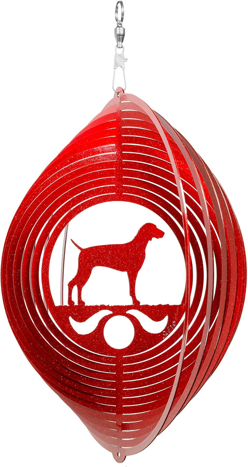 Weimaraner Circle Red Wind Spinner : Amazon.ca: Patio, Lawn & Garden