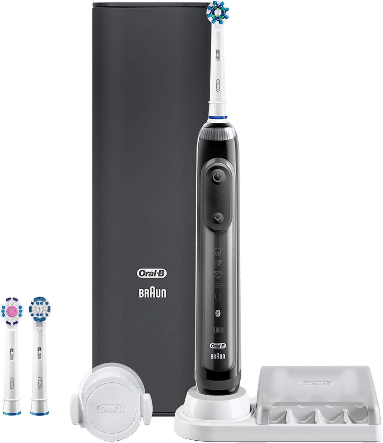 Amazon.com: Oral-B 8000 Electronic Toothbrush, Black, Powered by Braun ...