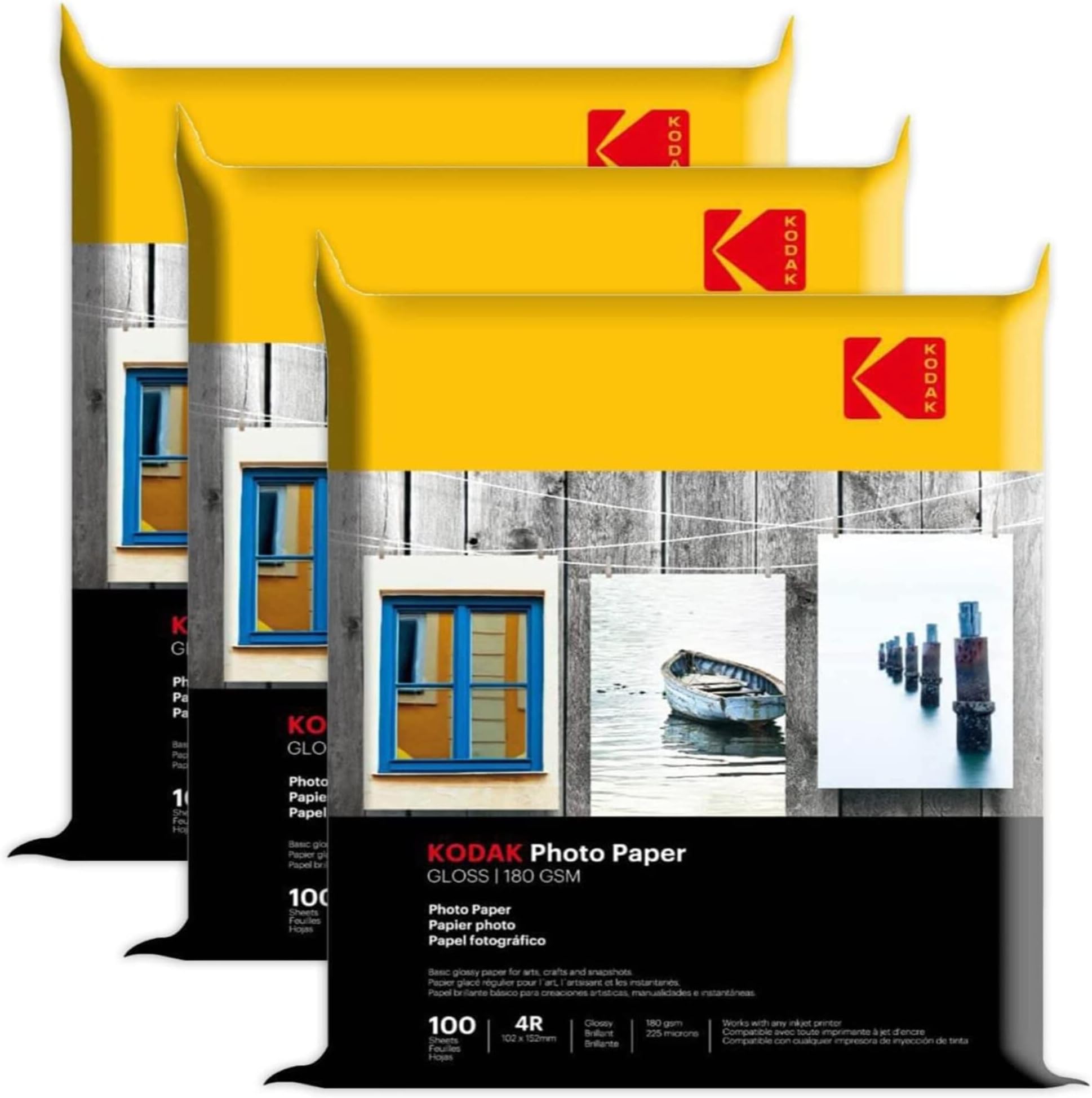 Photo Paper 4x6 inch High Glossy Paper 100 Sheets : Amazon.in: Office ...