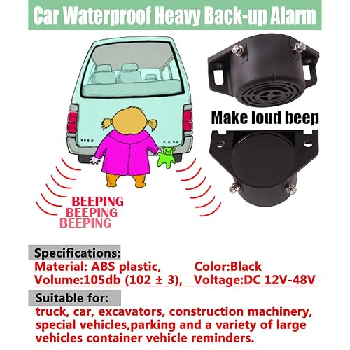 Snapklik.com : BANHAO 12V -48V 110dB Universal Replacement Heavy-Duty ...