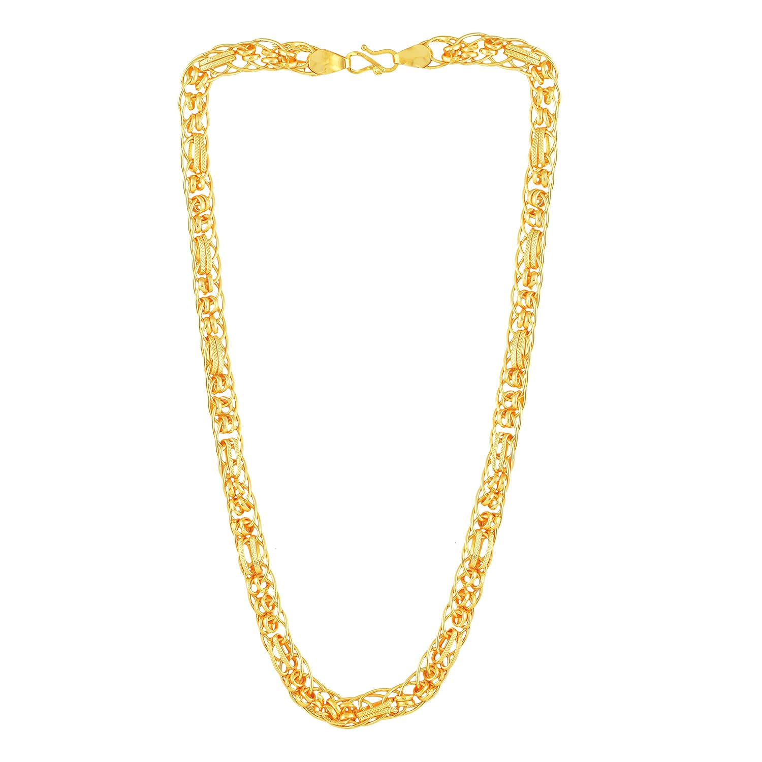 MEENAZ Chain for Men Boys Husband gents boyfriend Stylish golden Chain ...