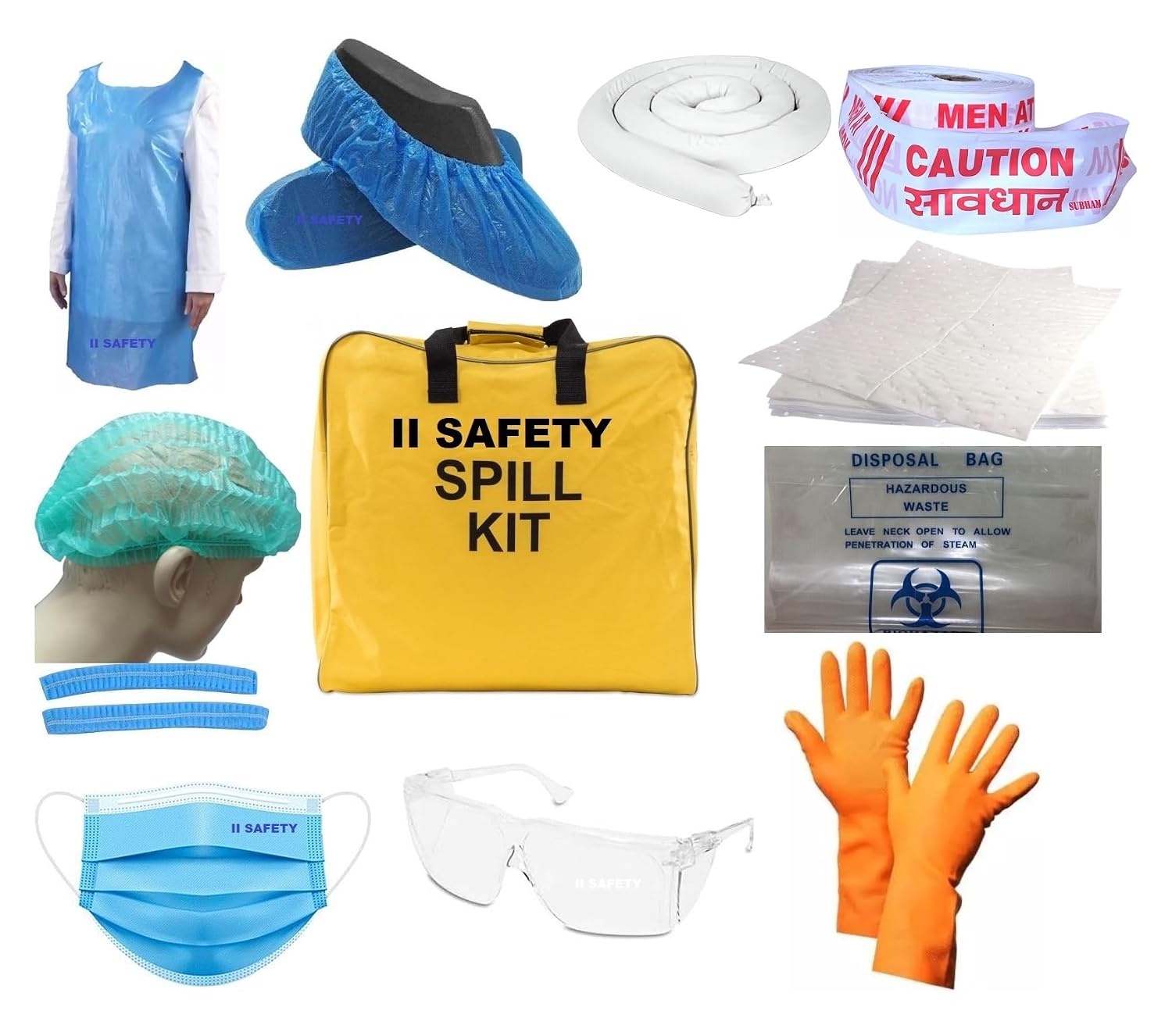 IISAFETY Oil Spill Kit | Diesel Spill Kit | Emergency Spill Kit | Fuel ...