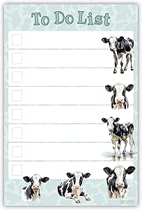DAILY RITMO Cow Themed Sticky To Do List Notes| Cows Lover Gift Ideas ...