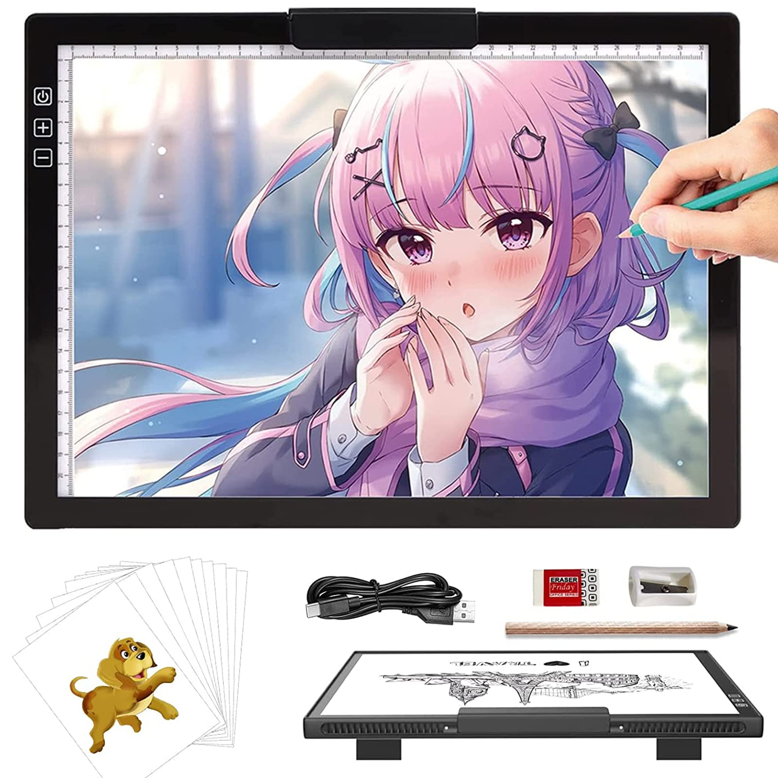 iVAOOZE Tracing Light Box Pad for Artists Drawing Diamond Painting ...