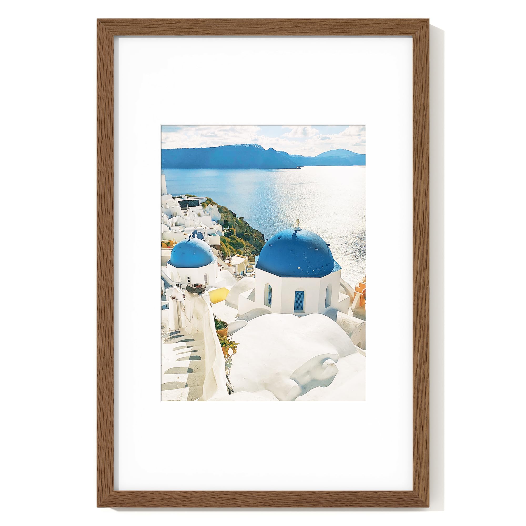 Amazon.com - Axeman 12x18 Poster Frame | Solid Oak Wood 12 x 18 Picture ...