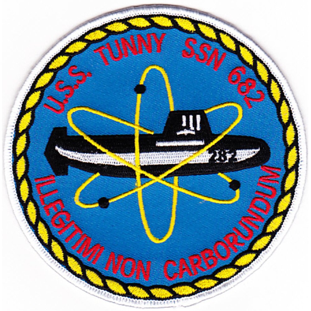 Amazon.com: USS Tunny SSN-682 Small Version Patch : Clothing, Shoes ...