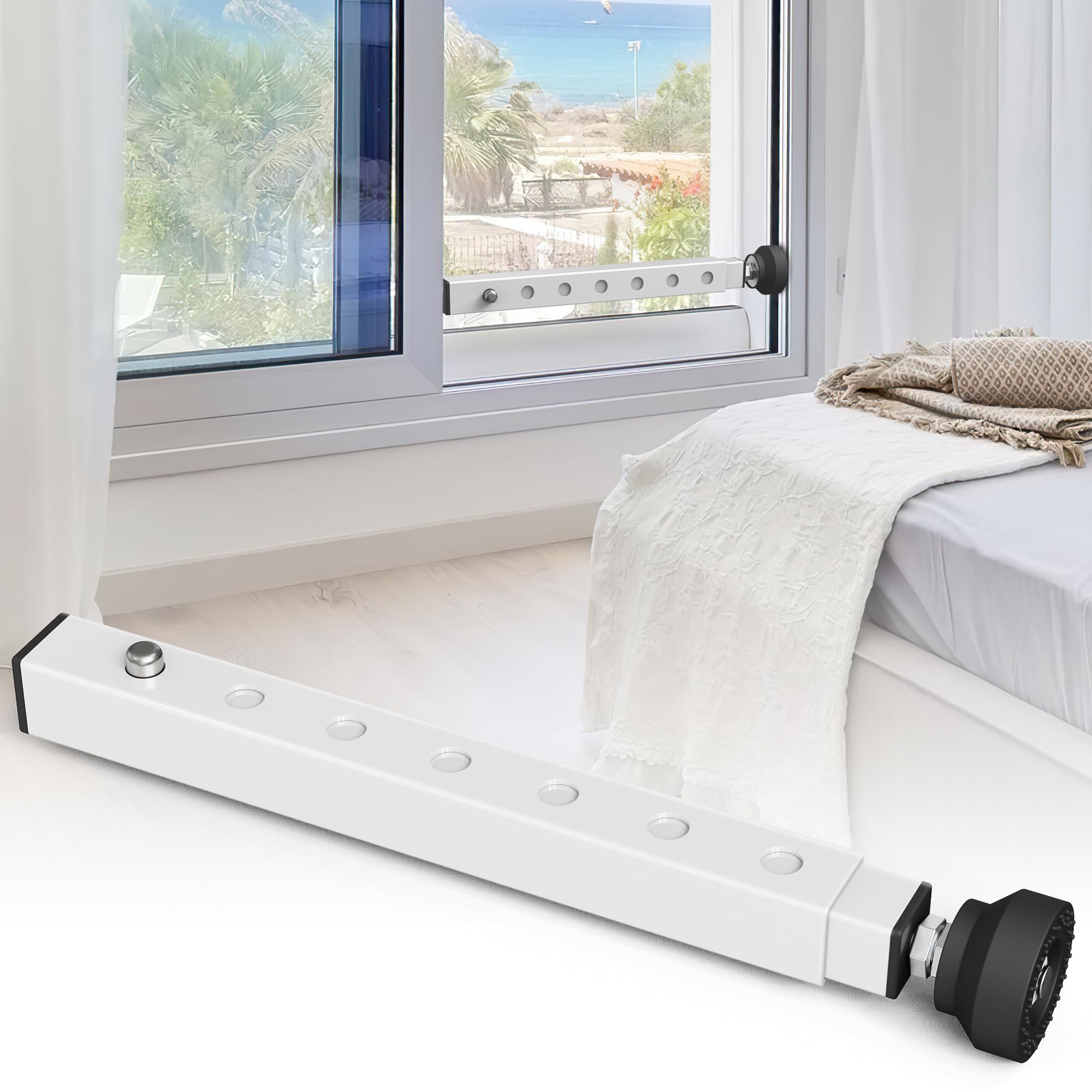 WooFog（Short）Window Security Bar Adjustable, Window Bars Security ...