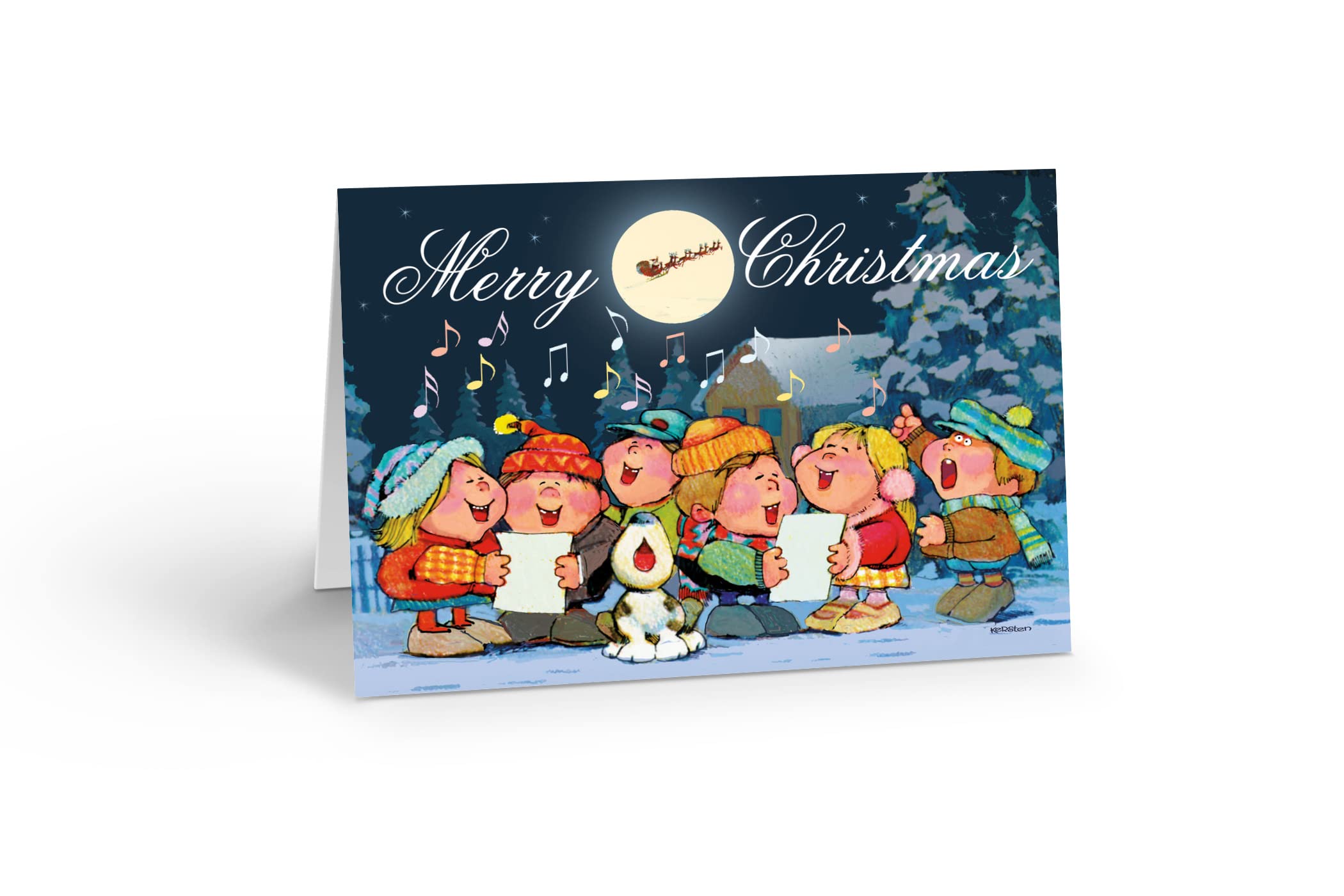 Amazon.com : Stonehouse Collection Christmas Cards - 12 Cute Children's ...