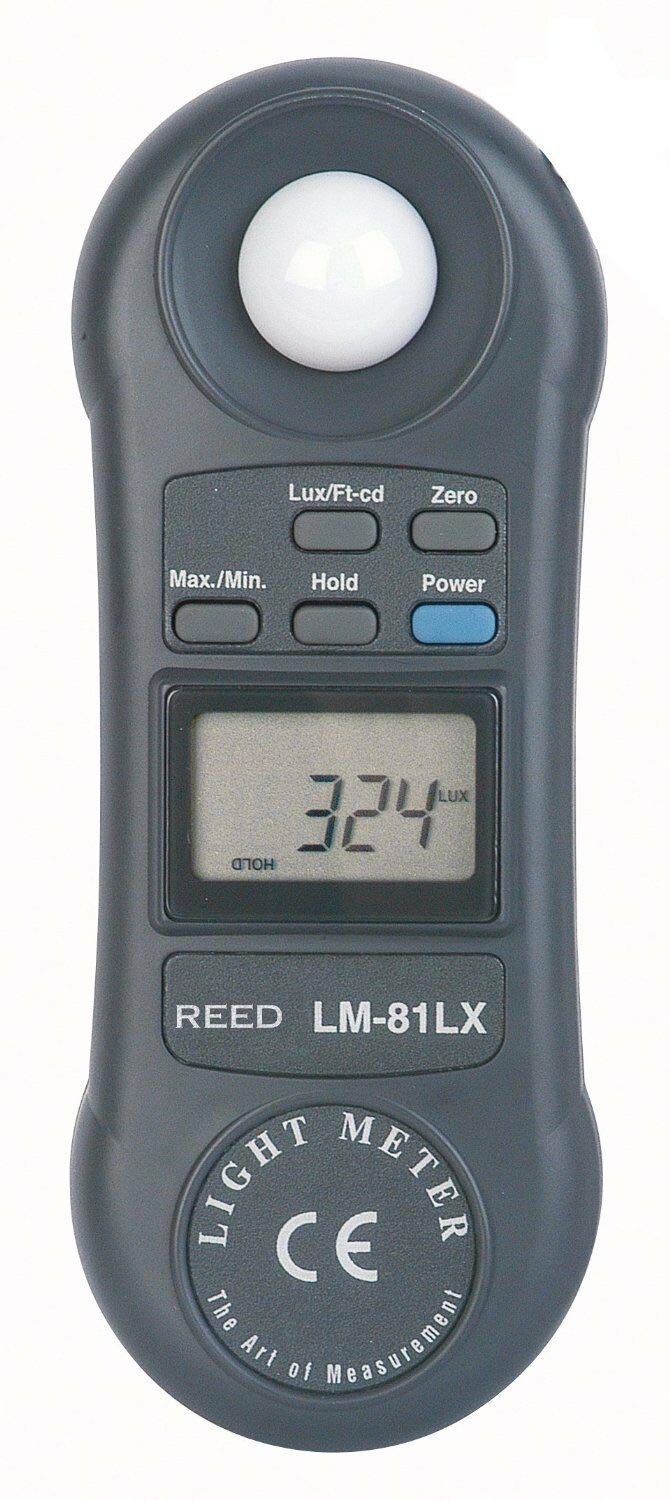 Amazon.com: Reed Instruments Reed LM-81LX Compact Light Meter, 20,000 ...