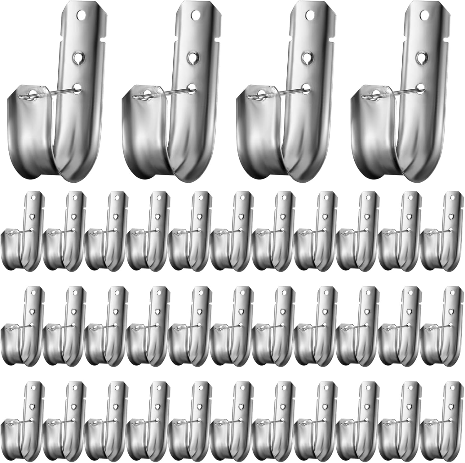 MBJZSL 2-Inch 200 Pcs Cable Support, J Hooks Heavy Duty Galvanized ...