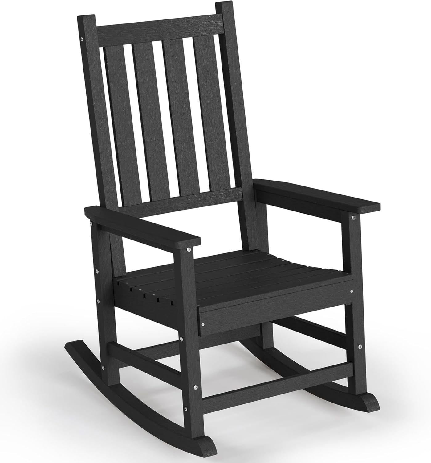 Amazon.com : EFURDEN Outdoor Rocking Chair - HDPE Porch Rocker with ...