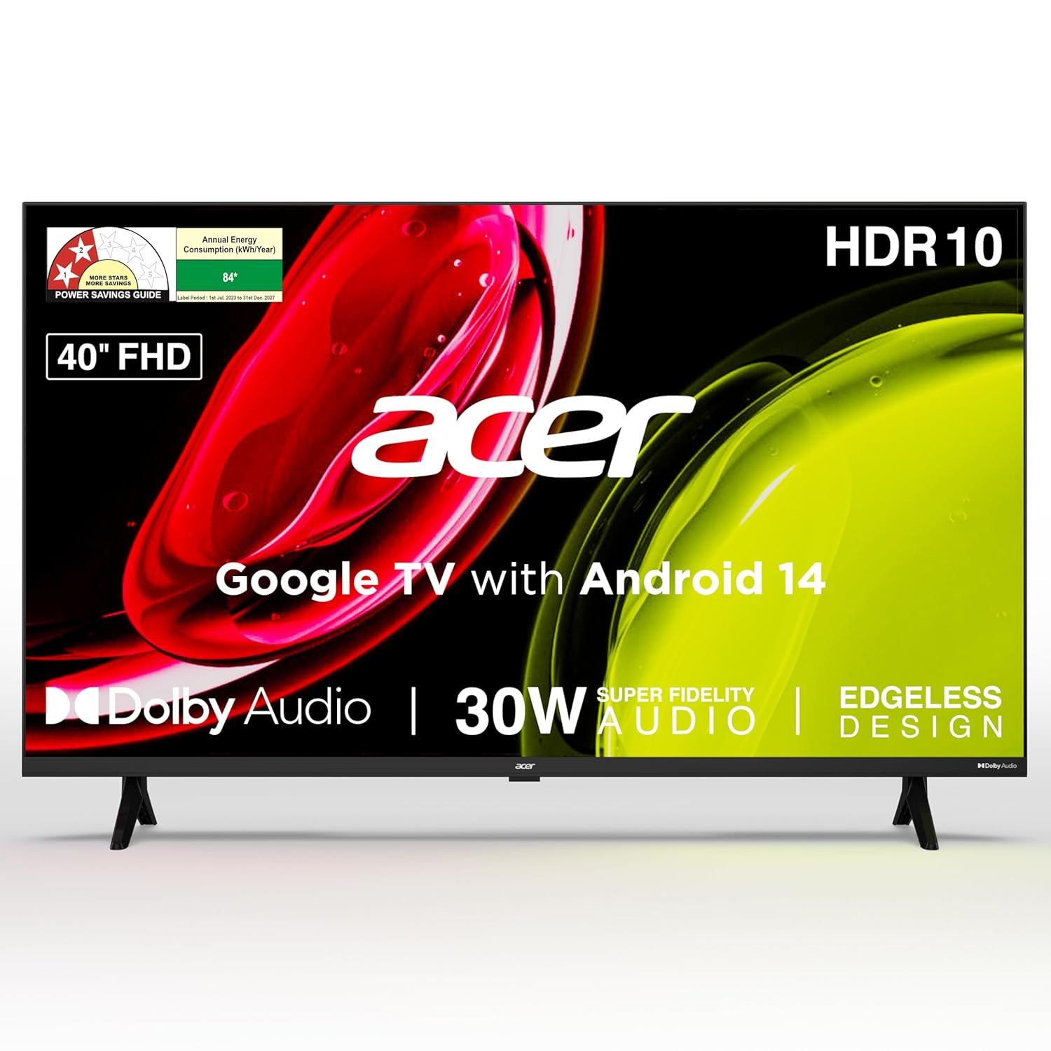 acer 100 cm (40 inches) Ultra I Series FHD Smart LED Google TV AR40FDGGU2841BD : Amazon.in ...