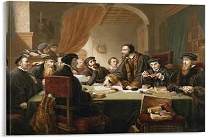 Amazon.com: John Calvin Poster Poster Decorative Painting Canvas Wall ...
