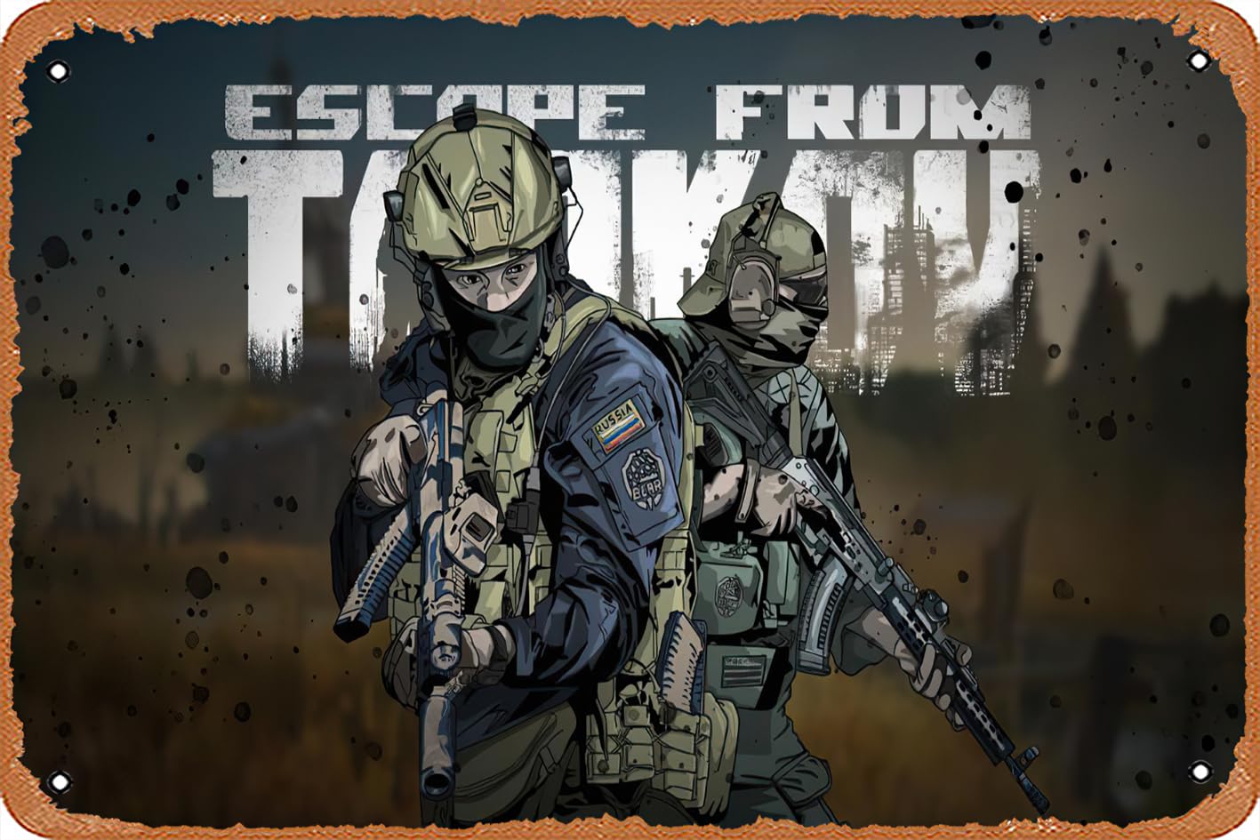 Amazon.com : Zuhhgii Wall Decor Sign - Escape from Tarkov Poster - 8X12 ...