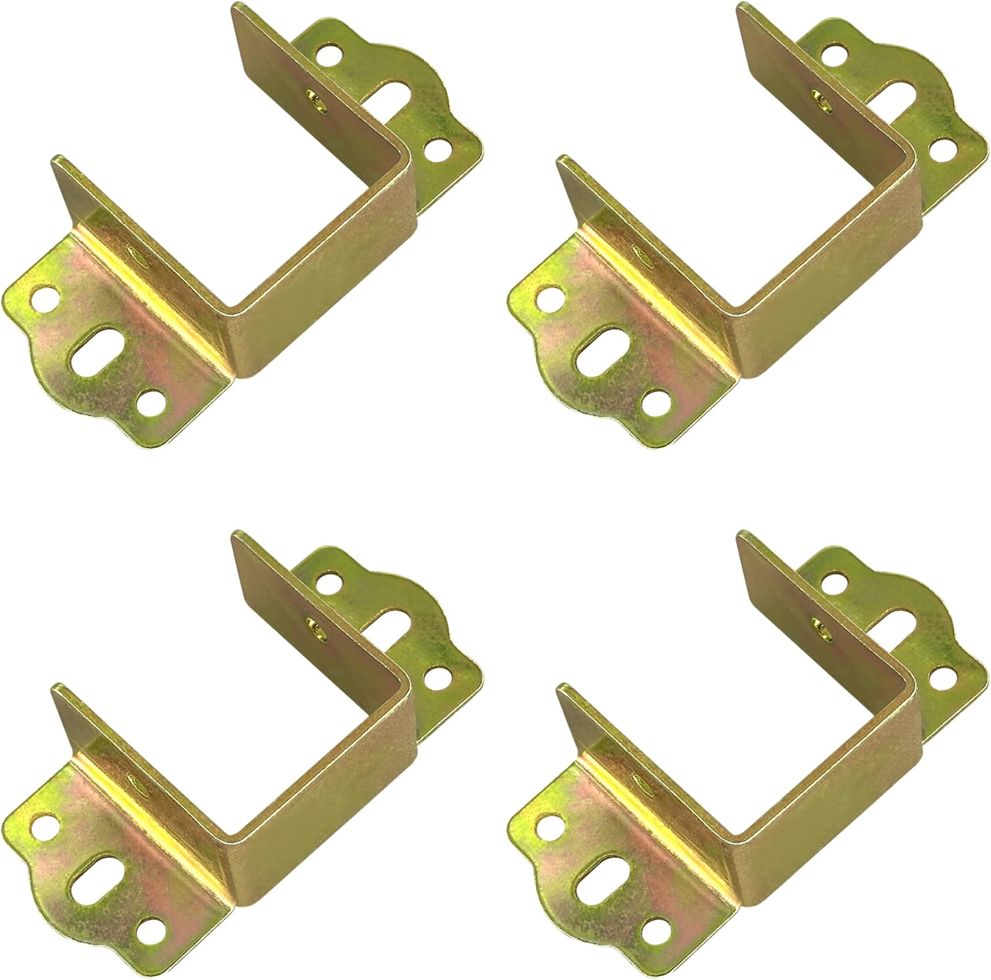 4 PCS Heavy Duty Bed Rail Metal Brackets Support Hinges : Amazon.co.uk ...
