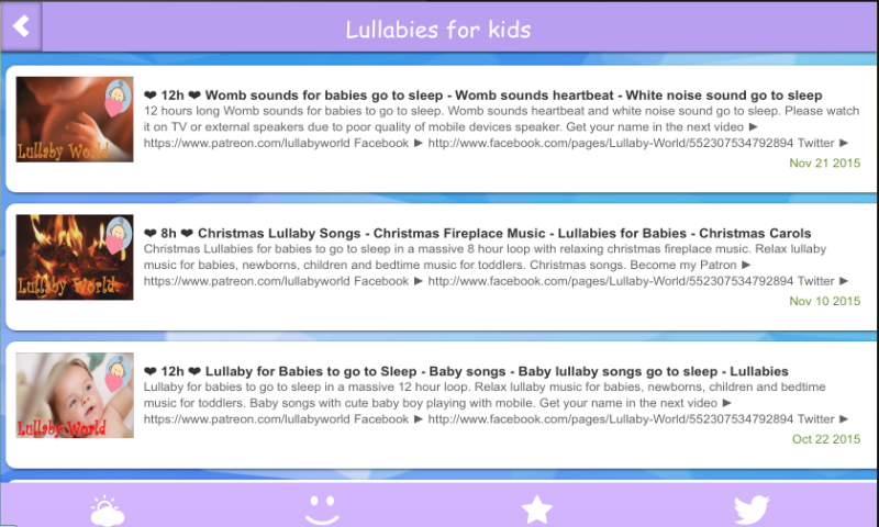 Lullabies for kids - App on Amazon Appstore