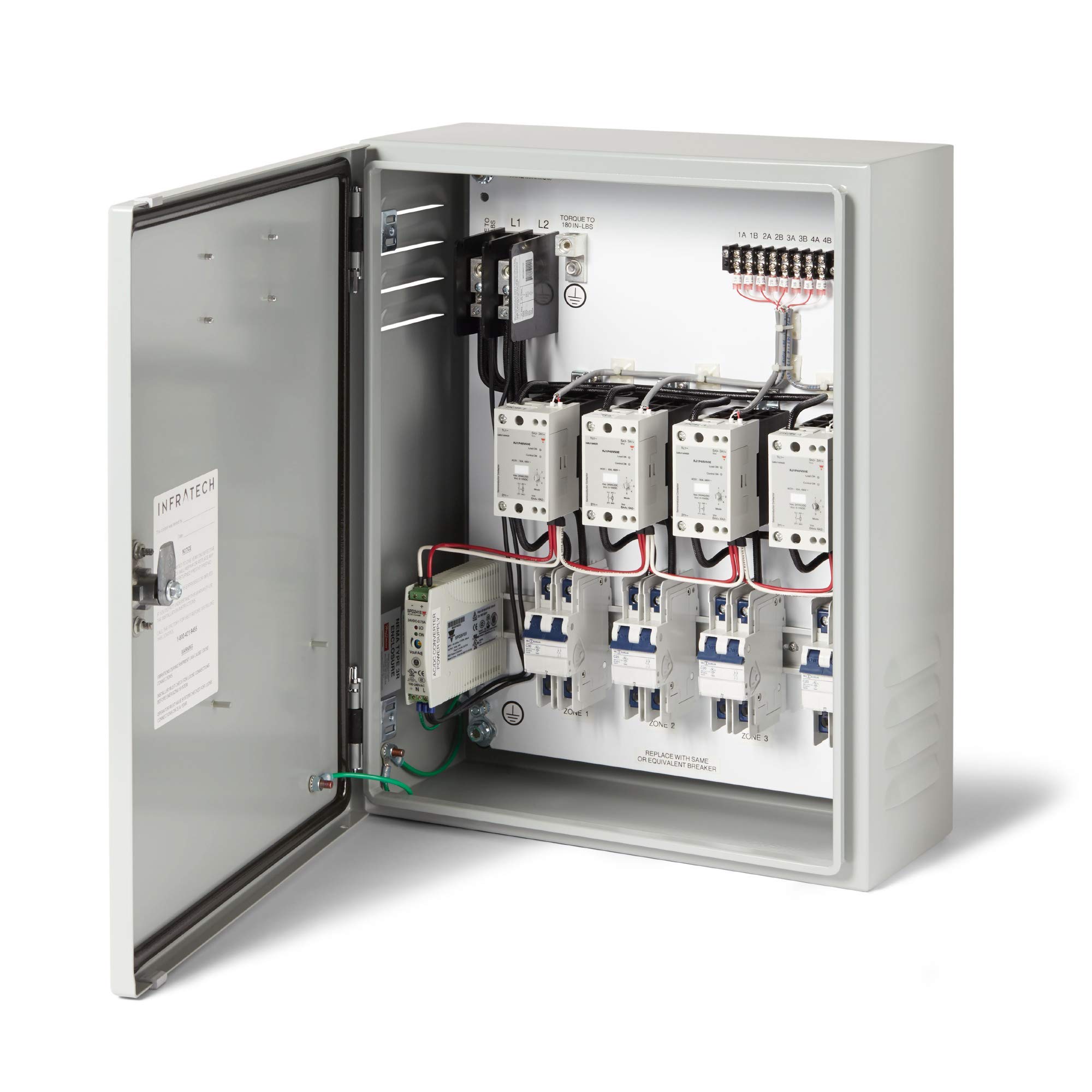 Amazon.com : Infratech Surface Mounted Home Management Relay Panel, 1 ...