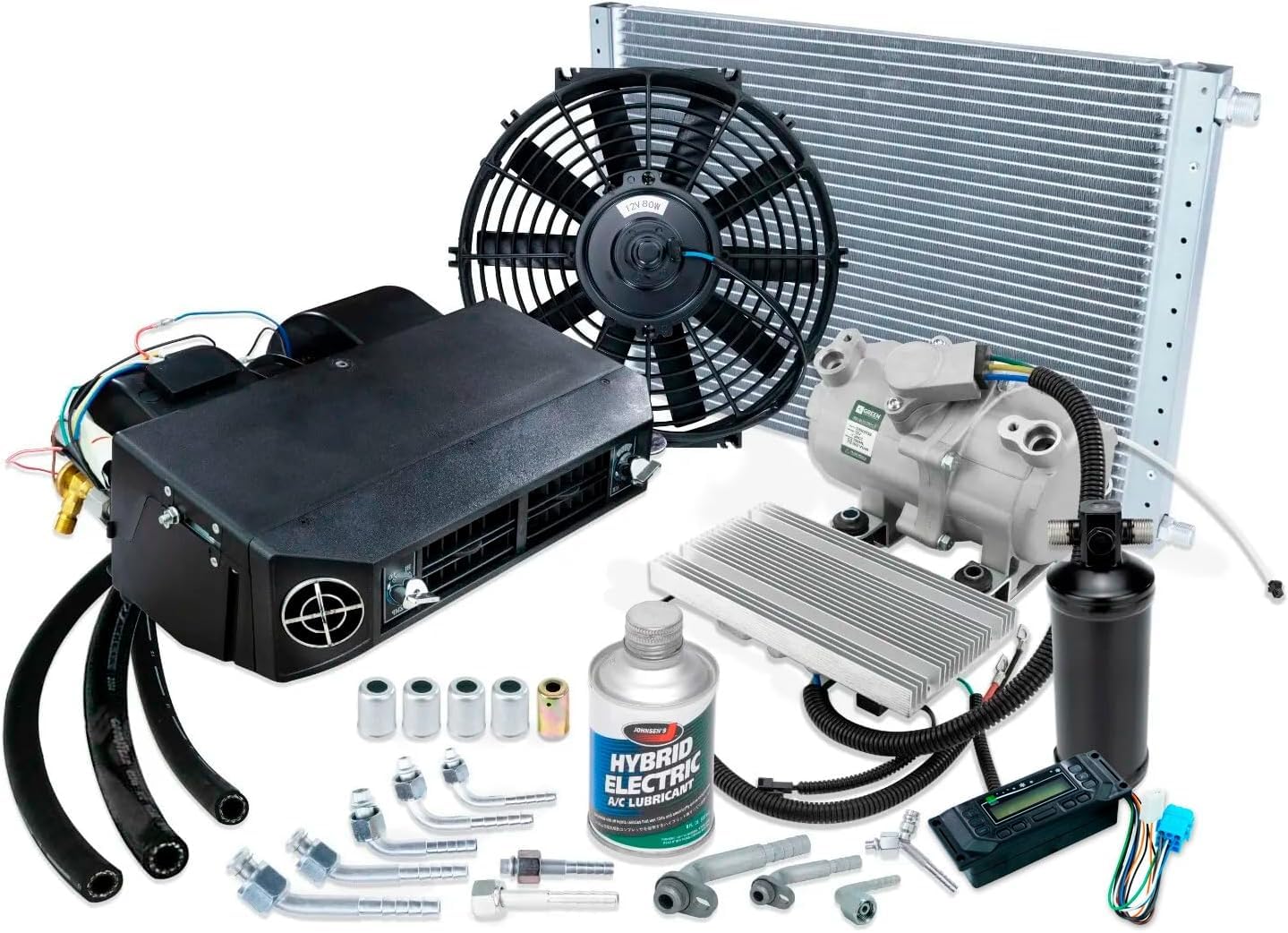 Amazon.com: New A/C Universal Kit Underdash Electric Compressor Air ...